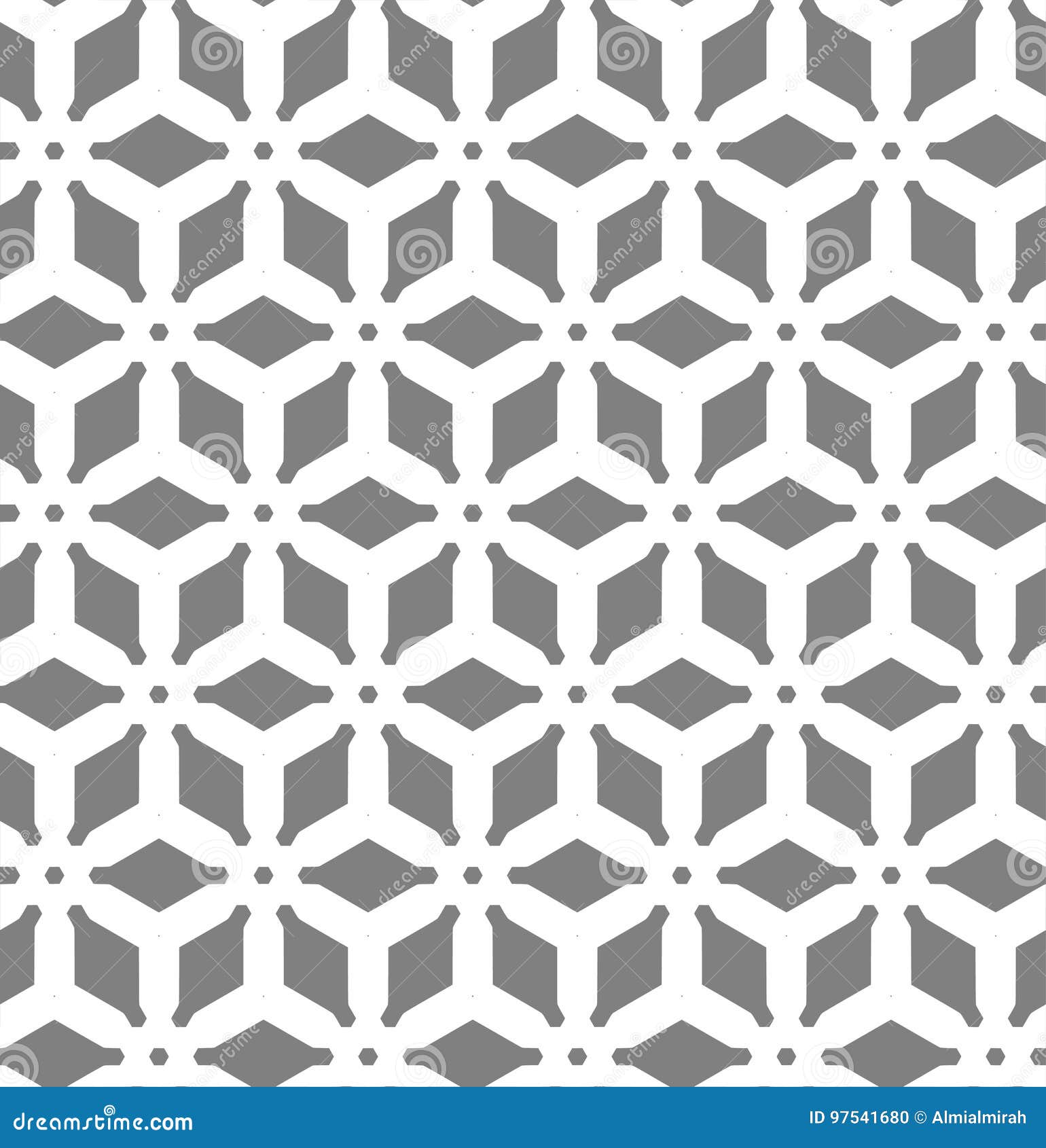 Islamic Inspired Seamless Pattern Vector Stock Vector - Illustration of ...