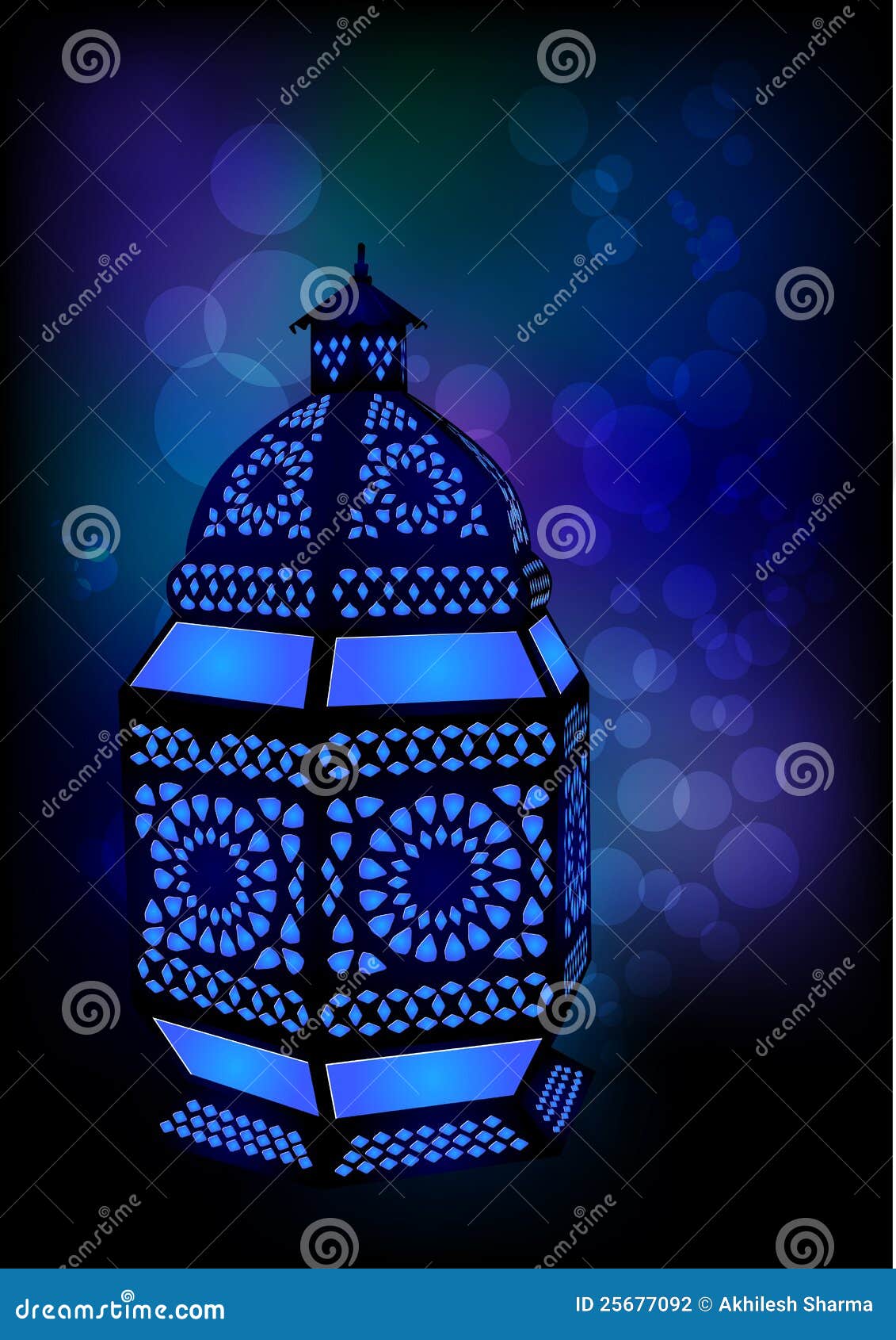 Islamic Lamp for Ramadan / Eid Stock Vector - Illustration of ...