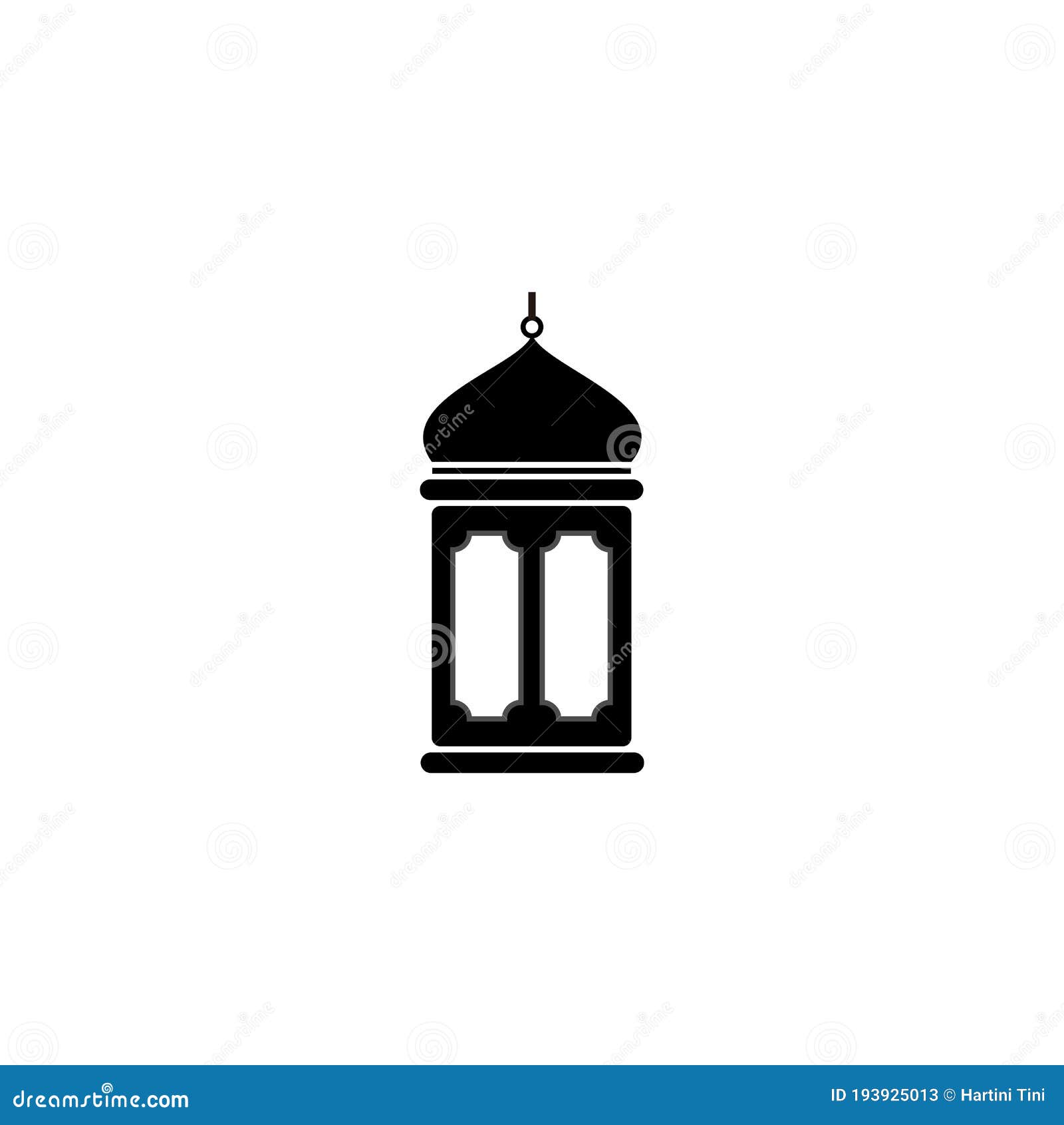 Islamic Lantern Icon Vector Sign Symbol Stock Vector - Illustration of ...