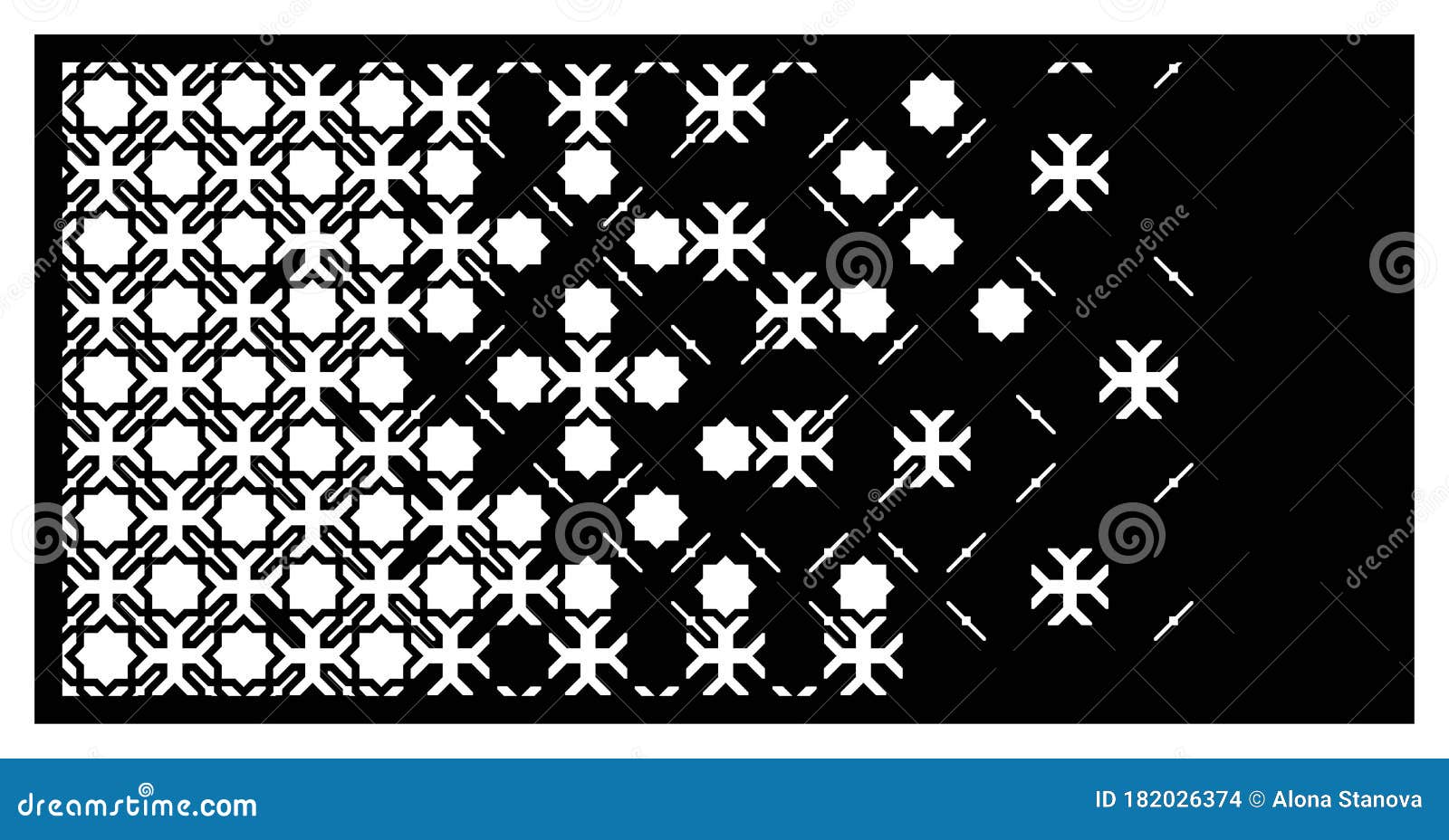 Islamic Laser Pattern. Decorative Vector Panel for Laser Cutting Stock ...