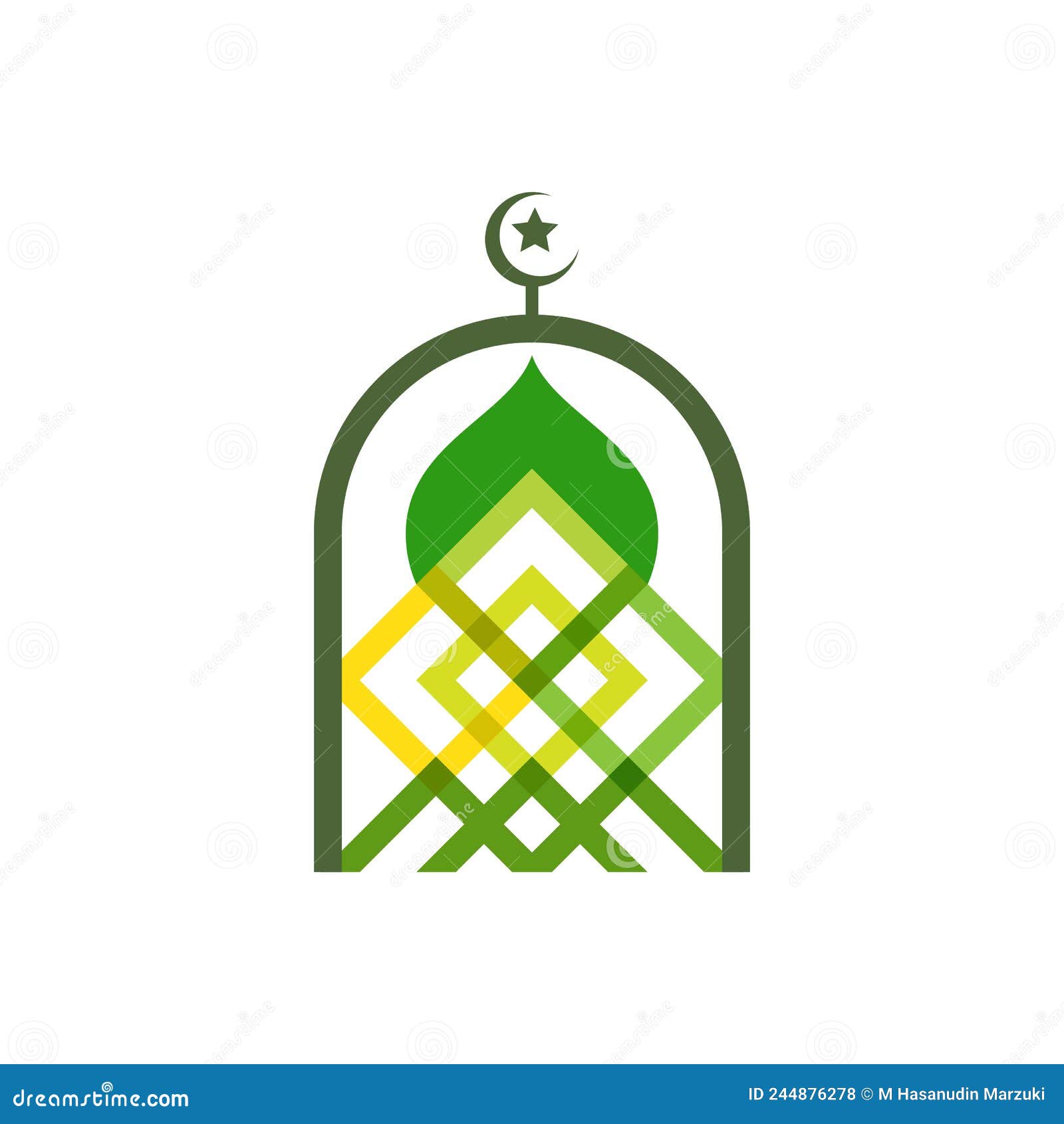 Logo MOSQUE Simple, Logo For Stemple Or Masjid, Logo Ilustration, Logo ...