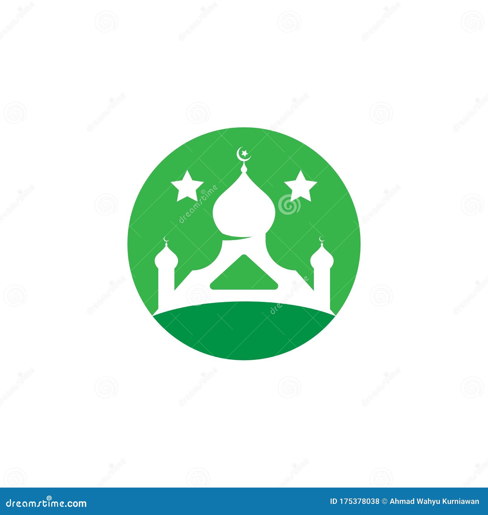 Logo MOSQUE Simple, Logo For Stemple Or Masjid, Logo Ilustration, Logo ...