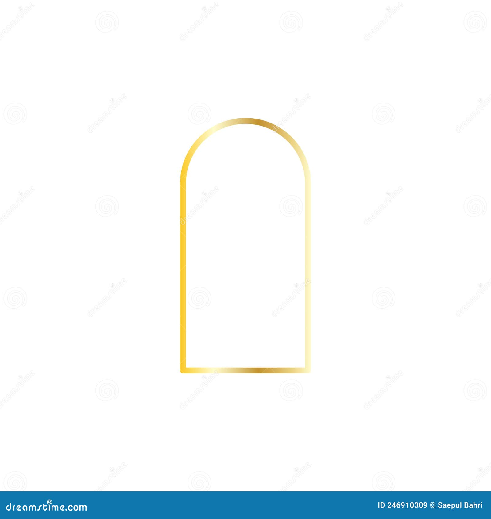 Islamic Logo and Symbol. Mosque Frame Vector Illustration Stock Vector ...