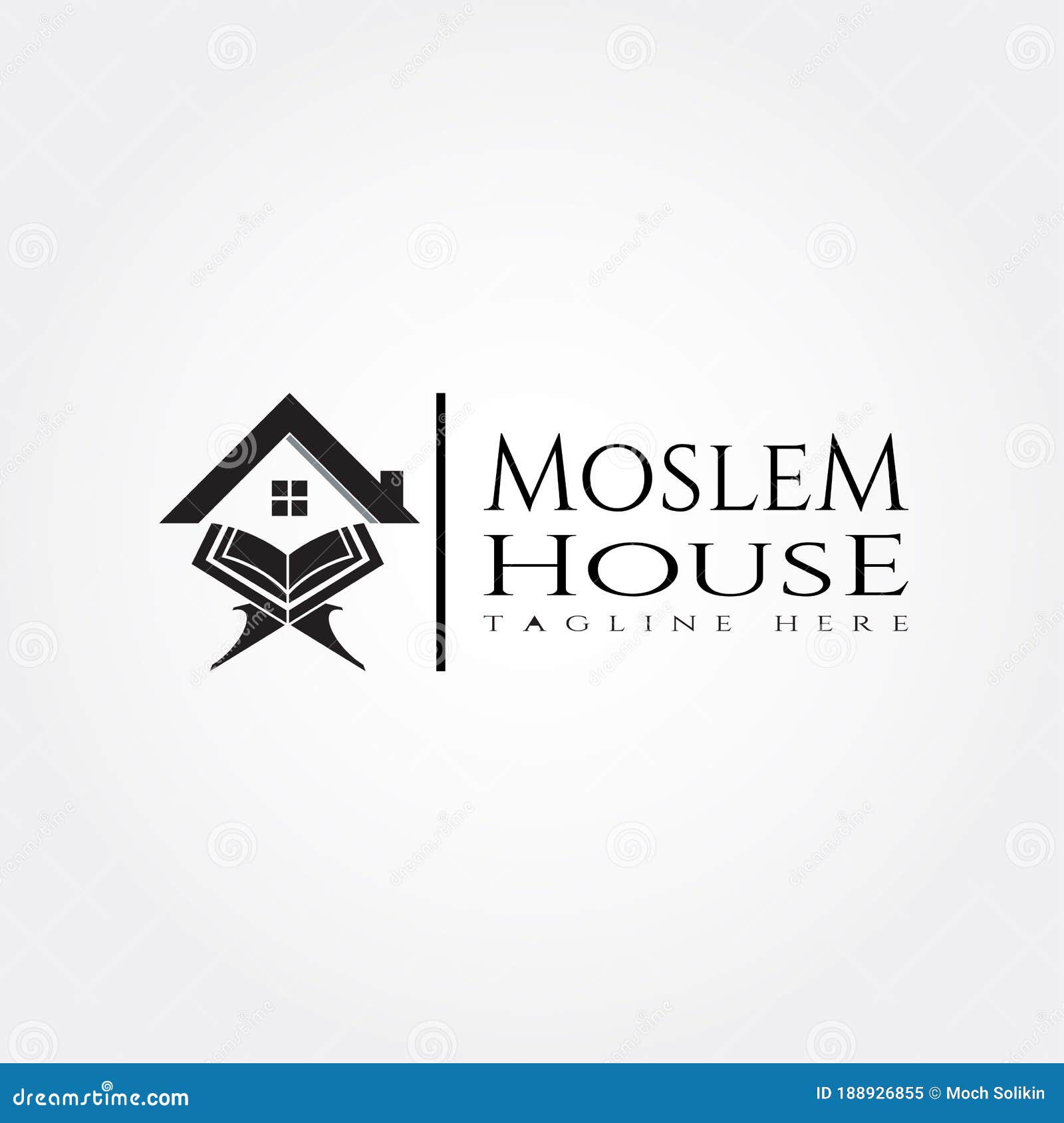Islamic Logo Template,house and Quran Icon Combination ,illustration ...
