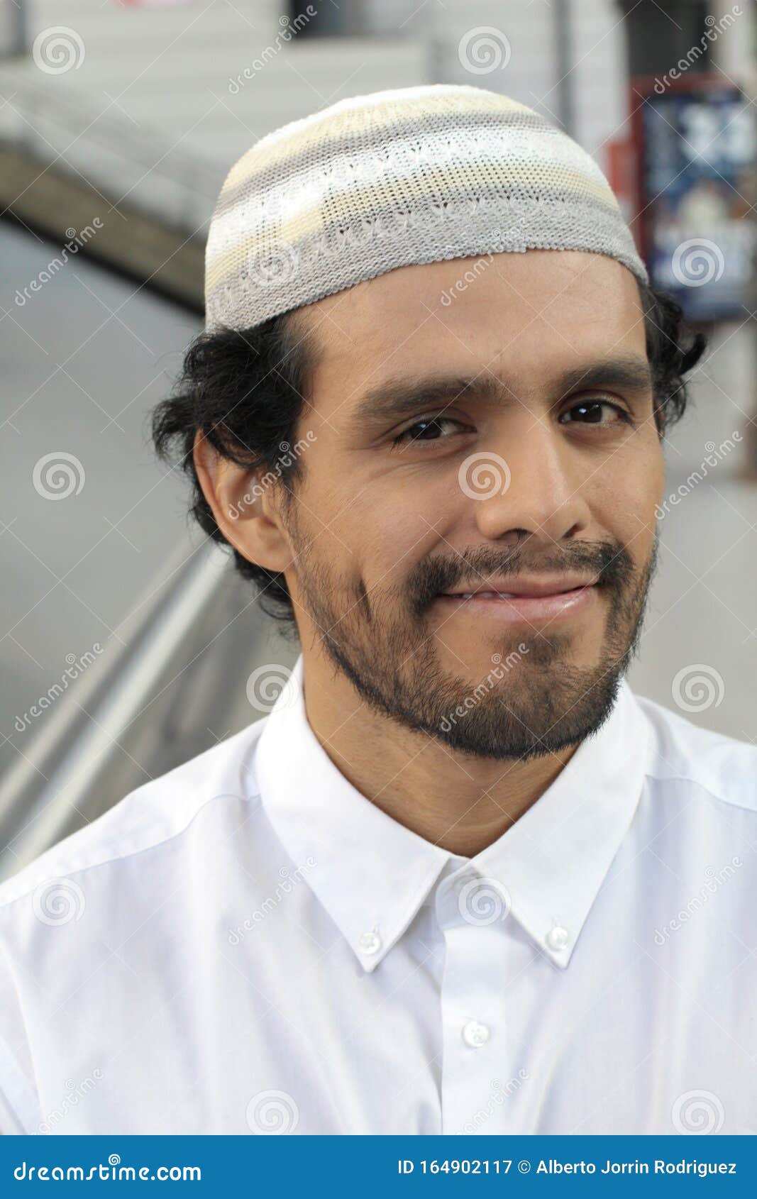 Islamic Man Smiling at Camera Stock Image - Image of confident, allah ...