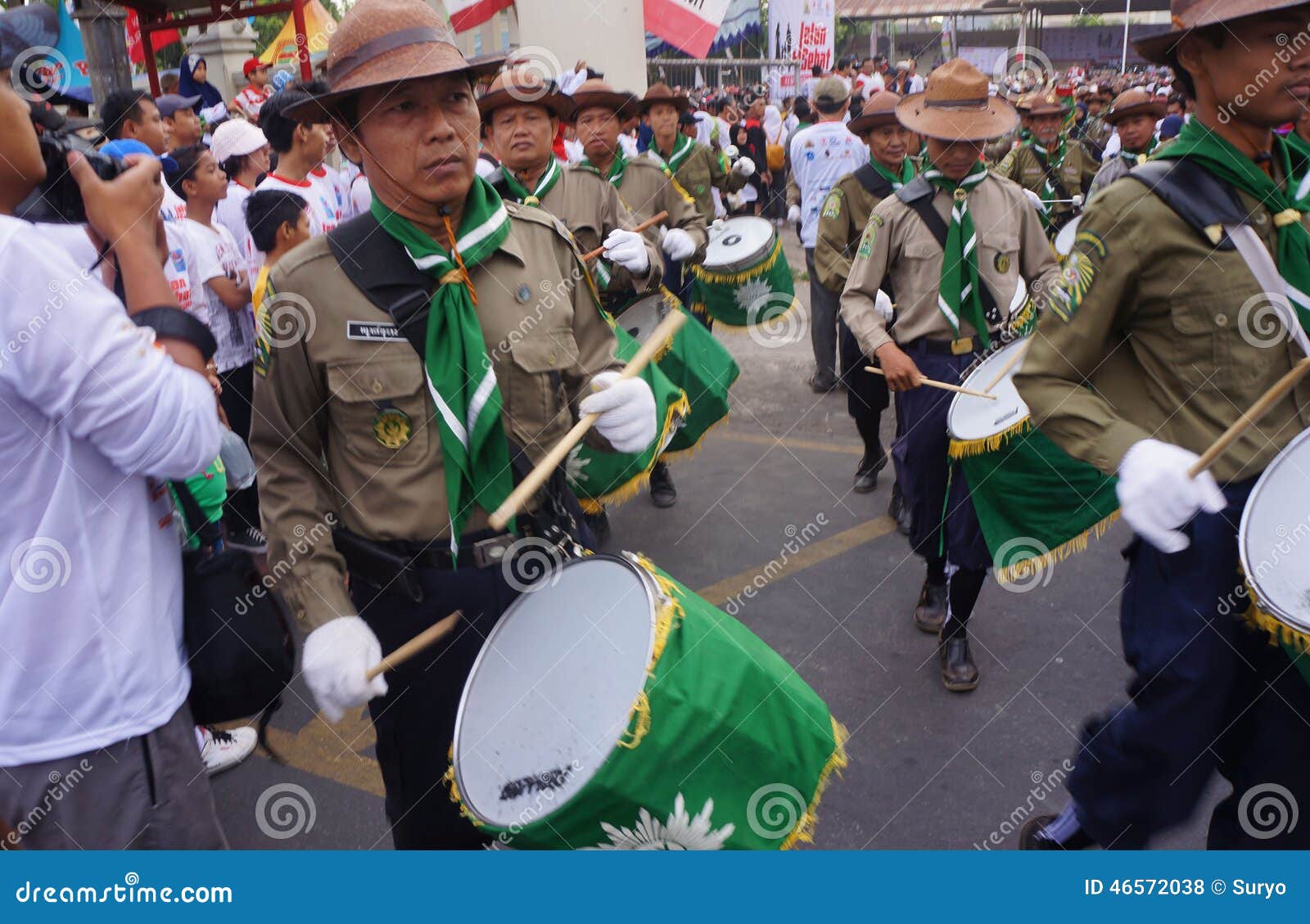 Islamic marching band editorial stock photo. Image of appeared - 46572038