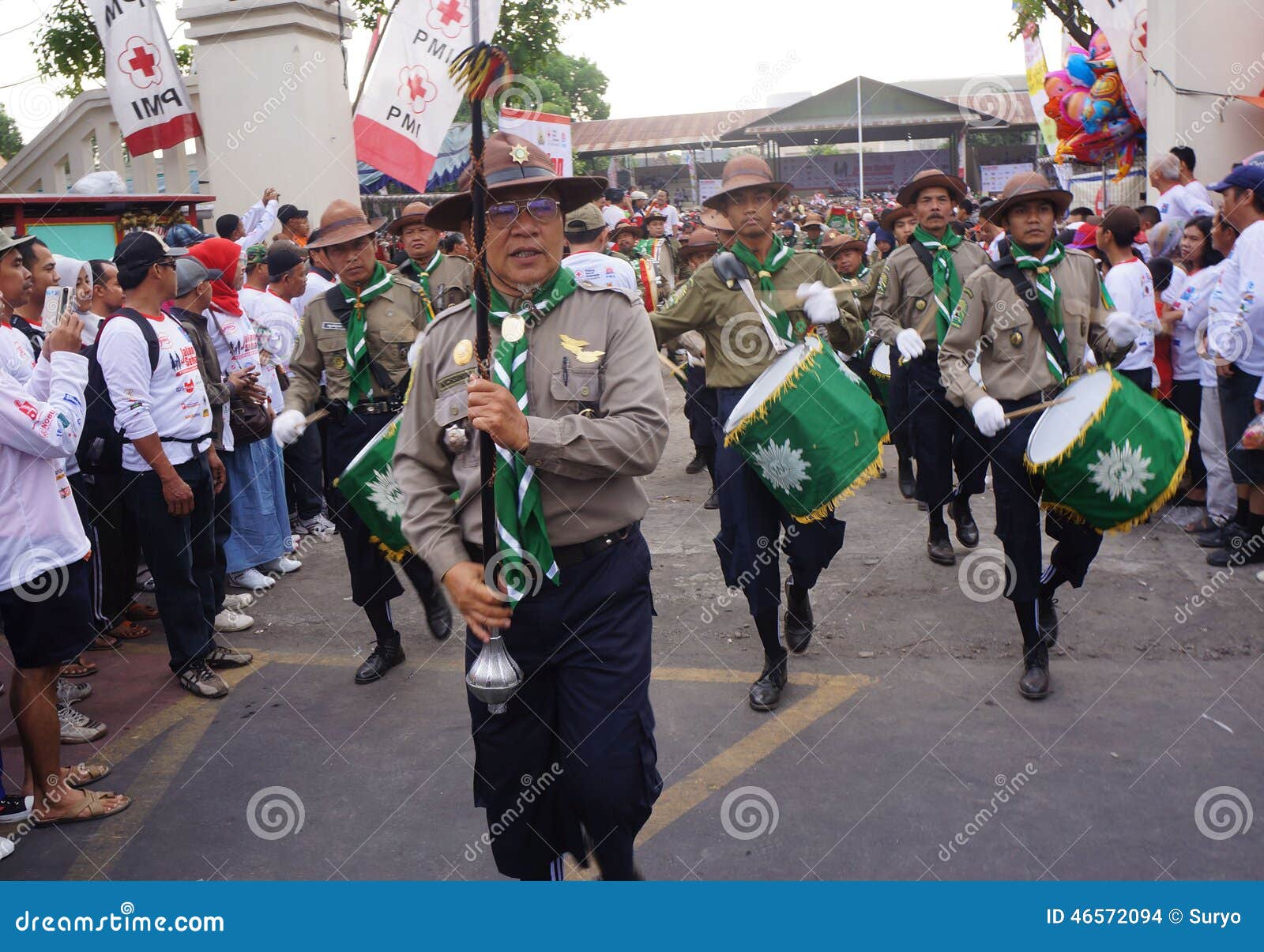 Islamic marching band editorial stock image. Image of indonesia - 46572094