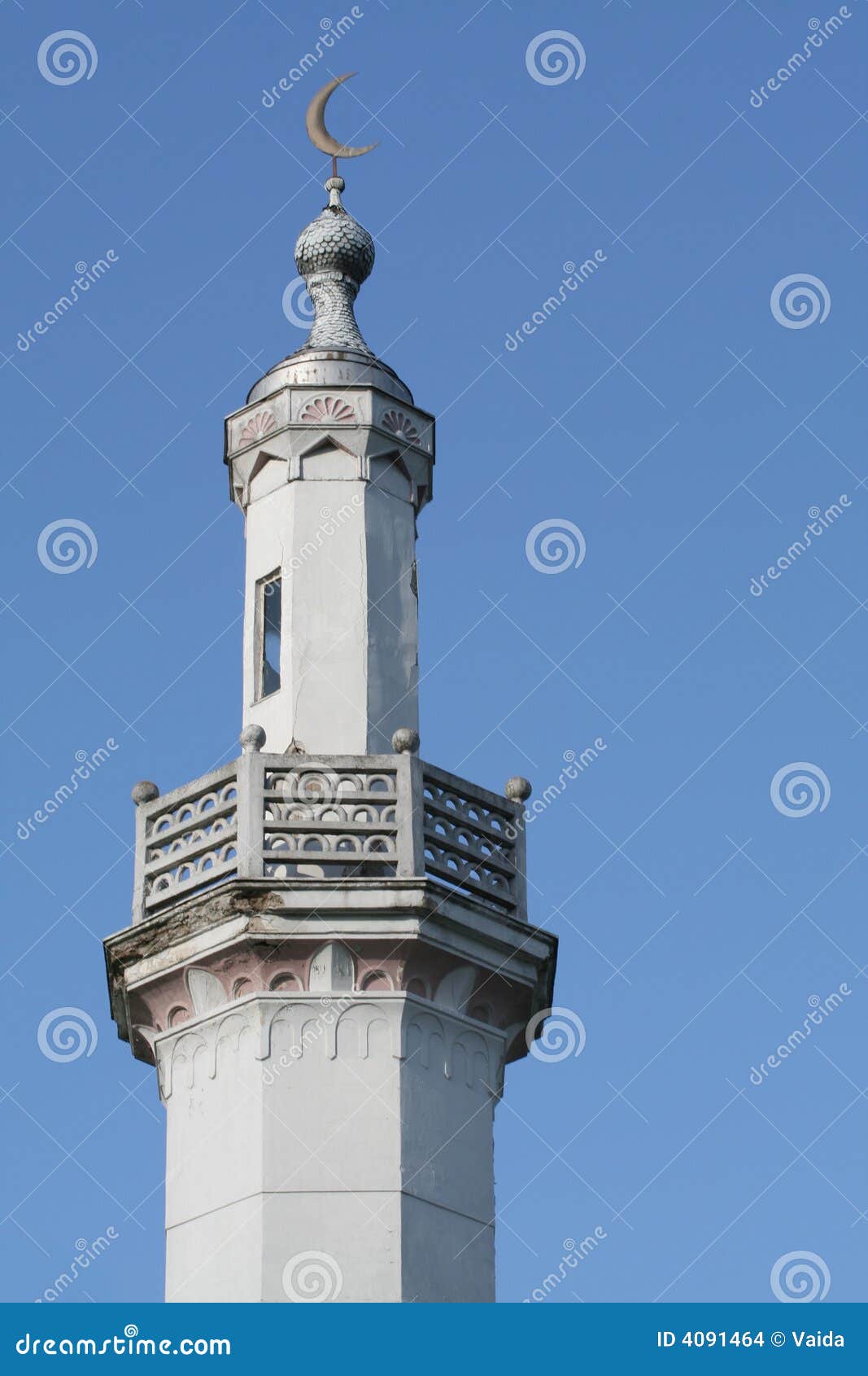 Islamic minaret tower stock photo. Image of copy, space - 4091464
