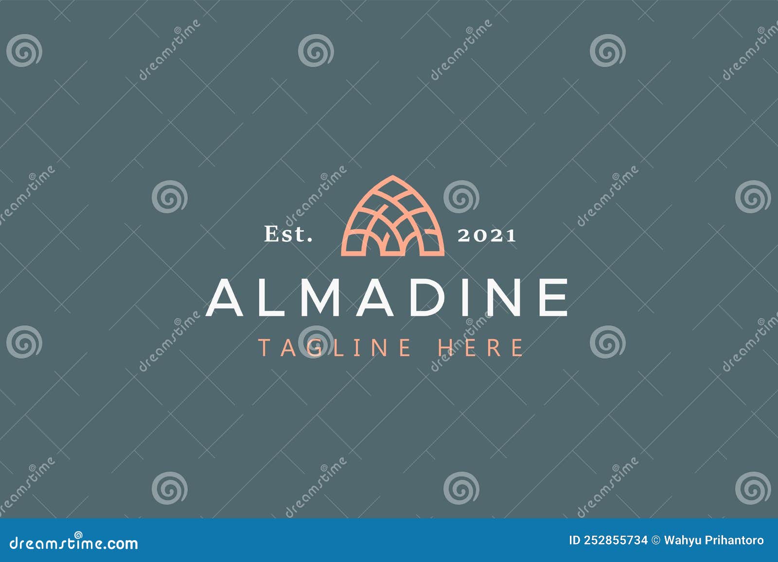 Islamic Monogram Logo Vector Template. | CartoonDealer.com #252855734