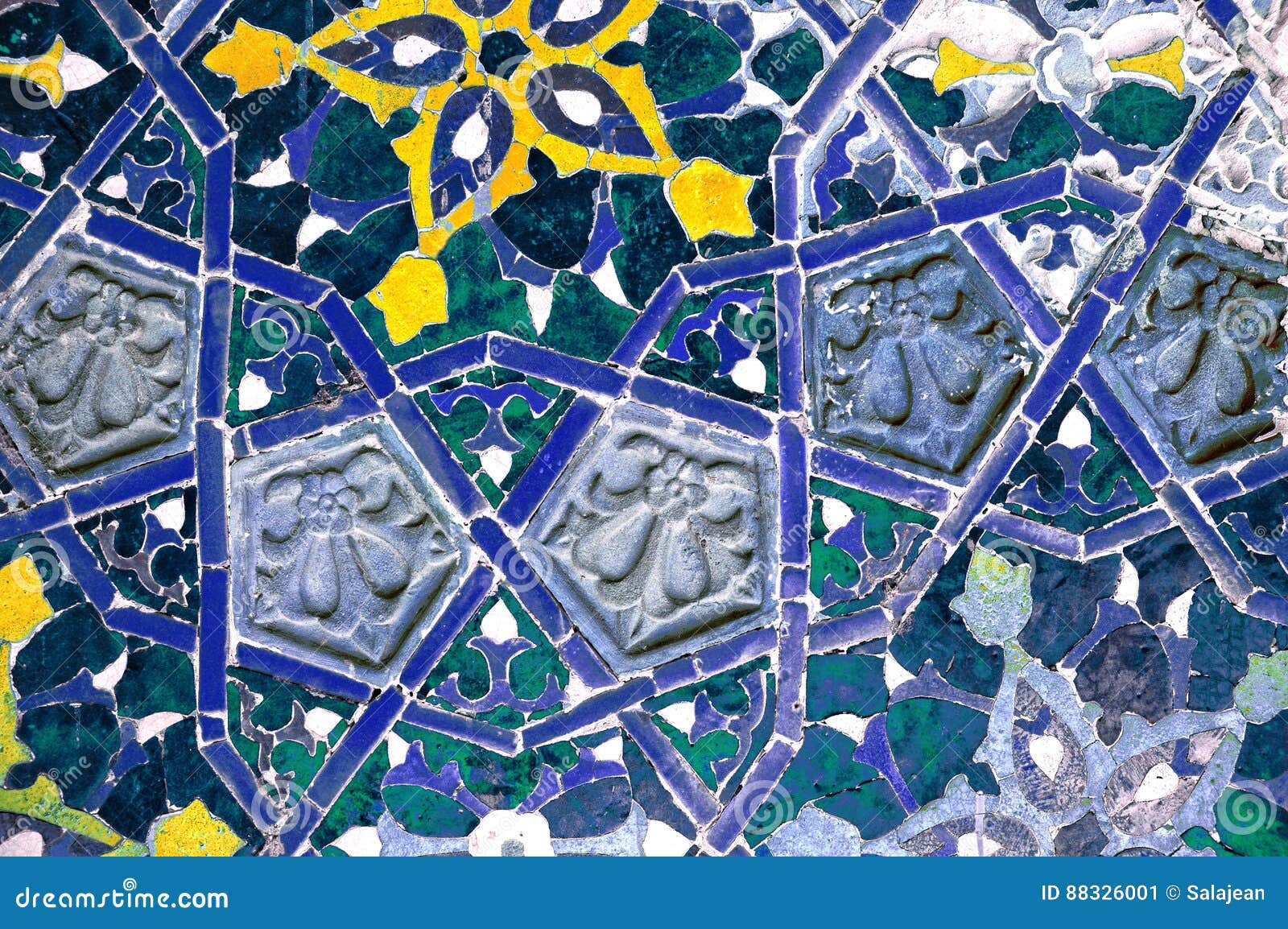 Islamic mosaic pattern stock image. Image of decorative - 88326001