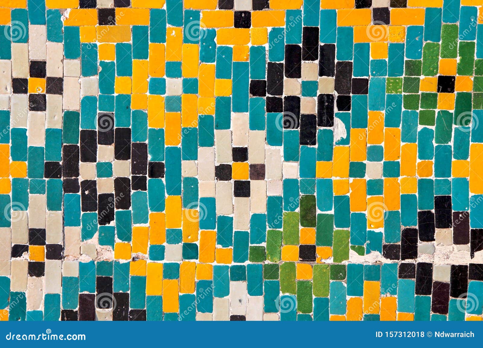 Islamic Mosaic Pattern Inside the Mosque Stock Photo - Image of ...