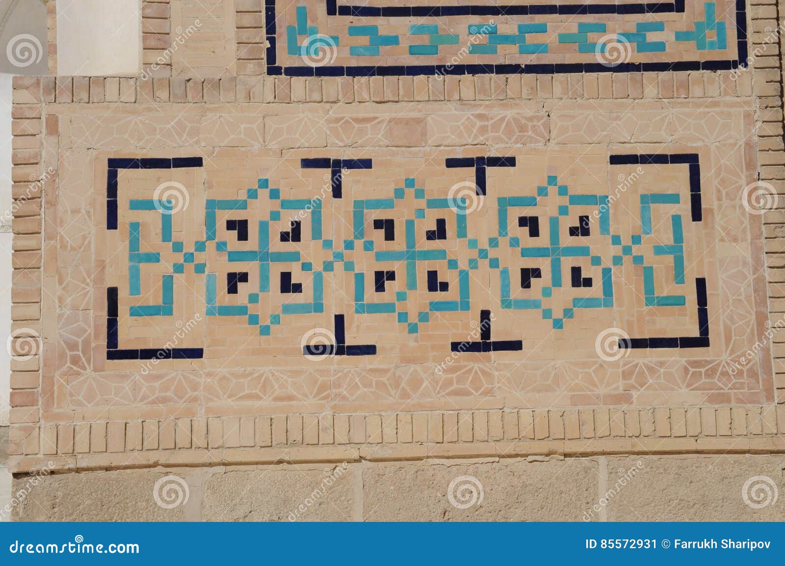 Islamic Mosaic Texture on Old Building Stock Image - Image of ancient ...