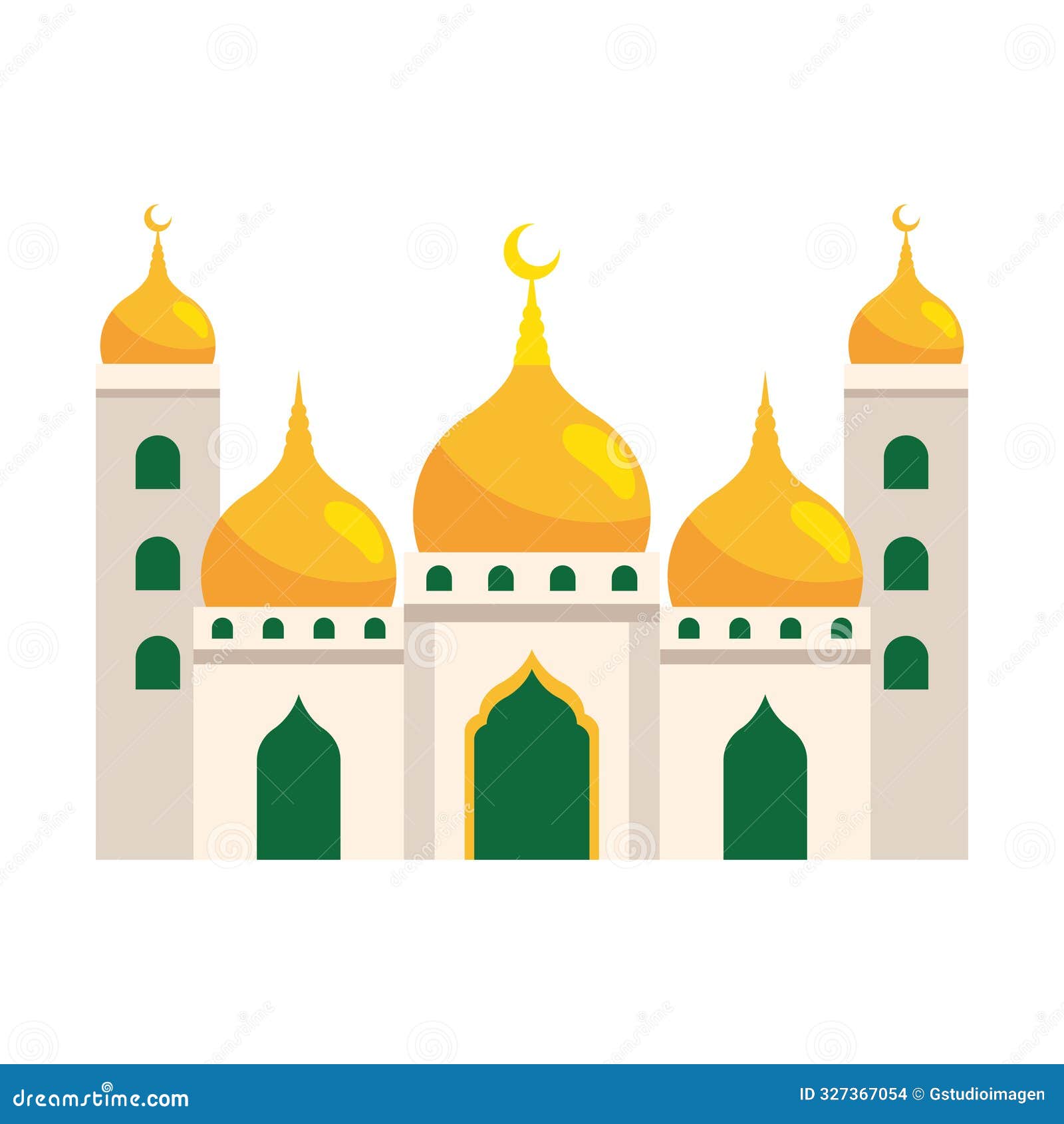 Arabic Architecture Mosque Black Silhouette. Mosque Roof, Islamic ...