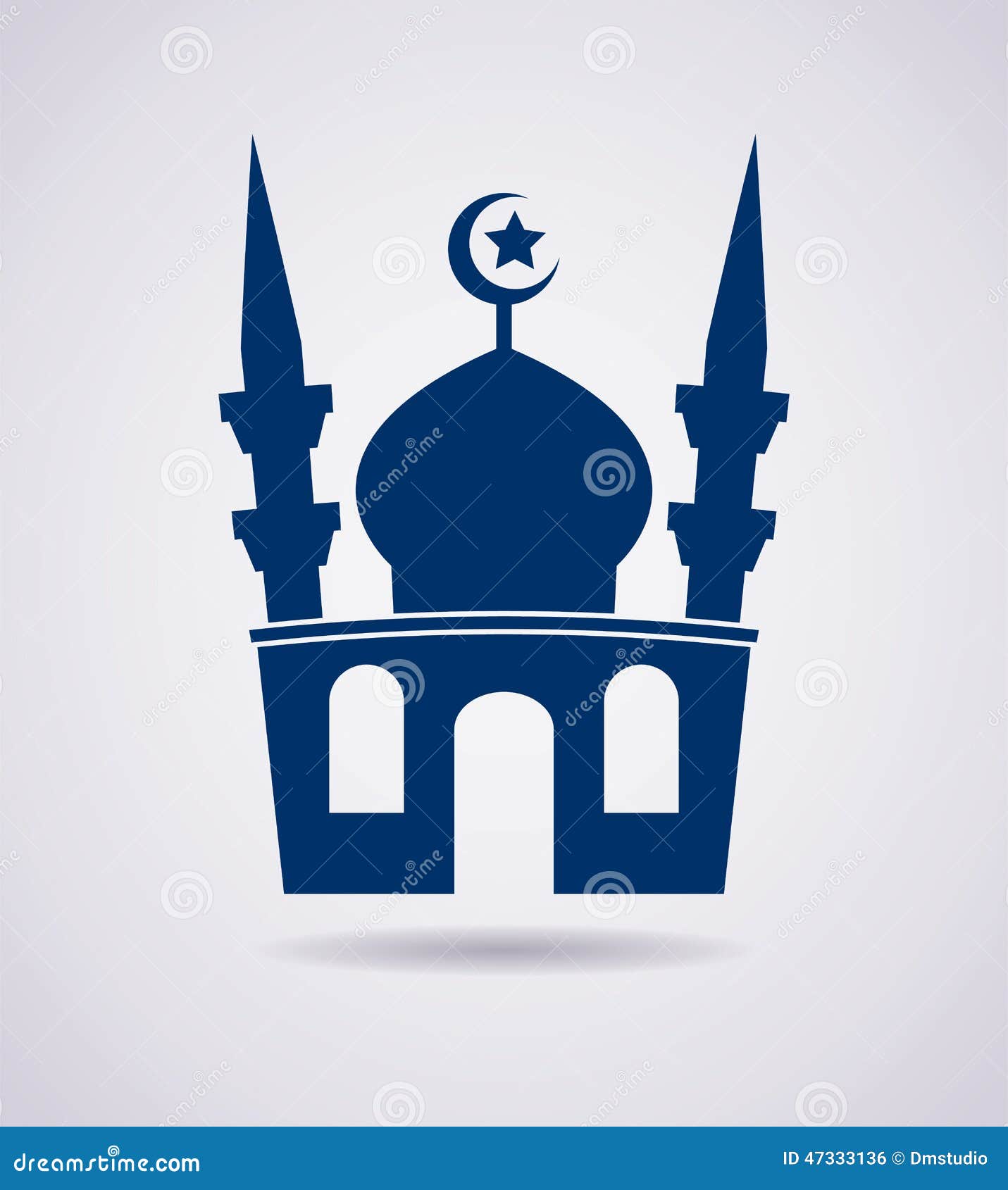Islamic Mosque Icon, Vector Stock Vector - Illustration of ...