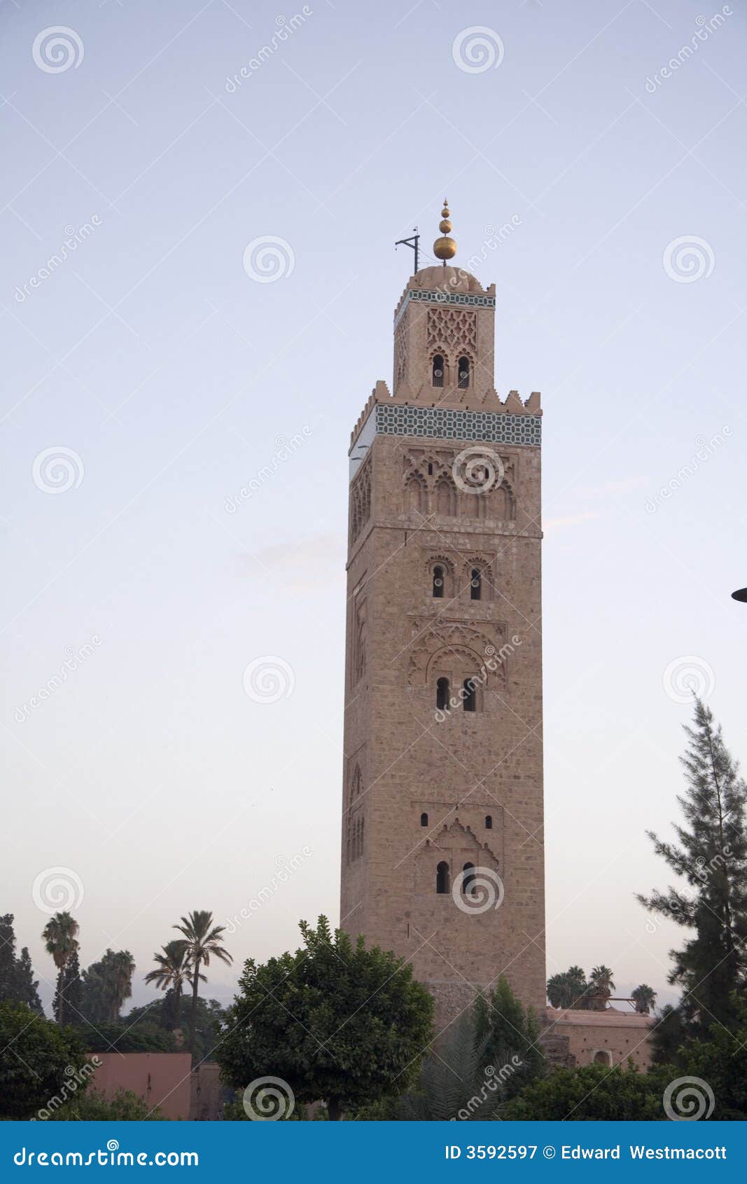 Islamic mosque minaret stock image. Image of structure - 3592597