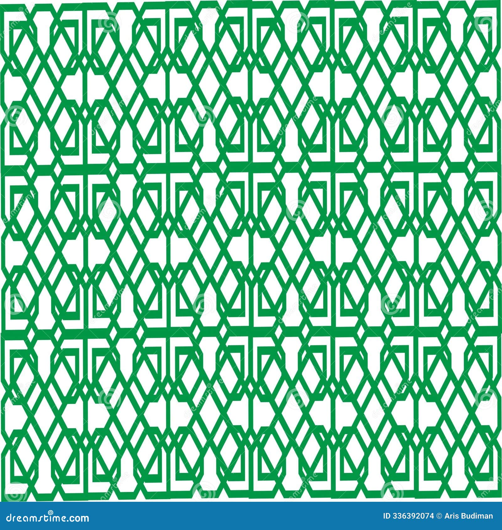 Islamic Pattern Abstract Baground Green Stock Vector - Illustration of ...