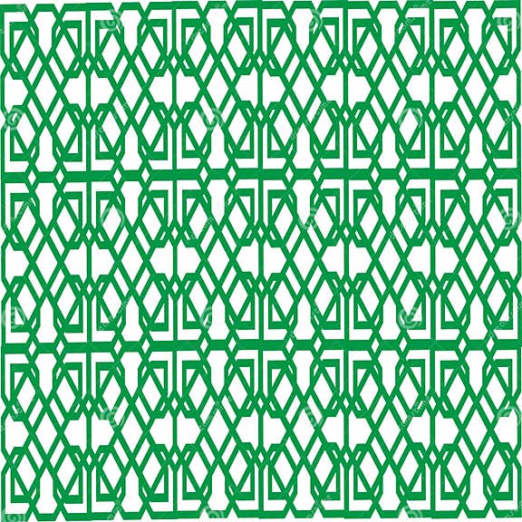 Islamic Pattern Abstract Baground Green Stock Vector - Illustration of ...