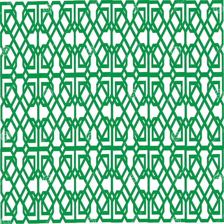 Islamic Pattern Abstract Baground Green Stock Vector - Illustration of ...