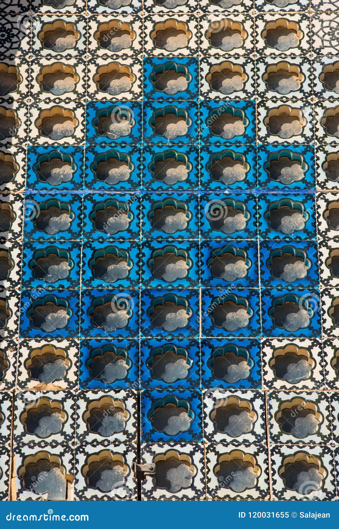 Islamic Pattern, Arabic Blue Tiles Stock Image - Image of decoration ...