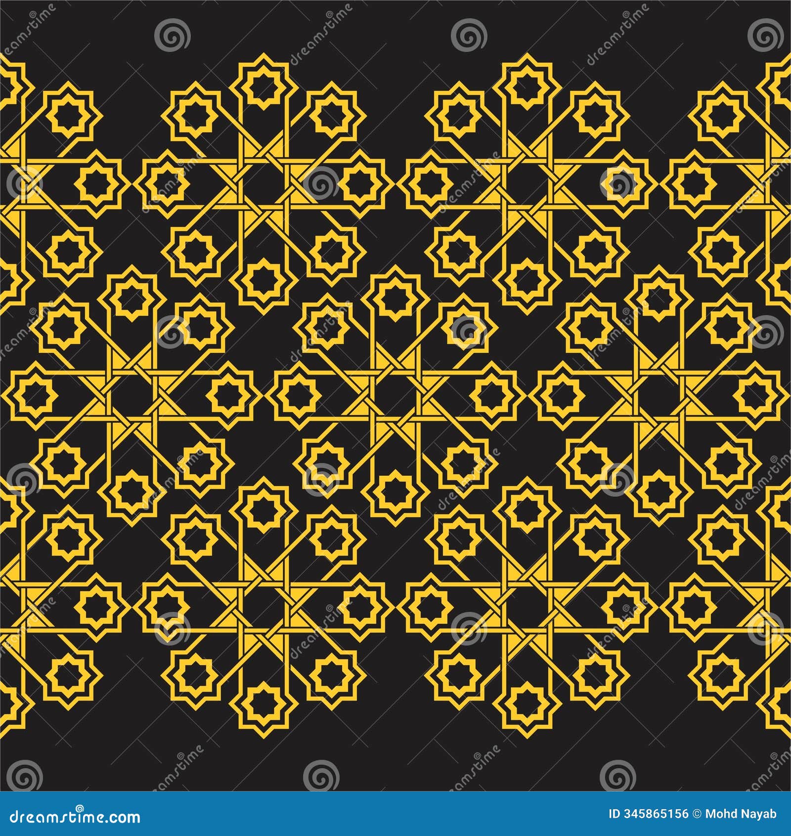 Golden Luxury Islamic Pattern Vector by NAYAB Stock Vector ...
