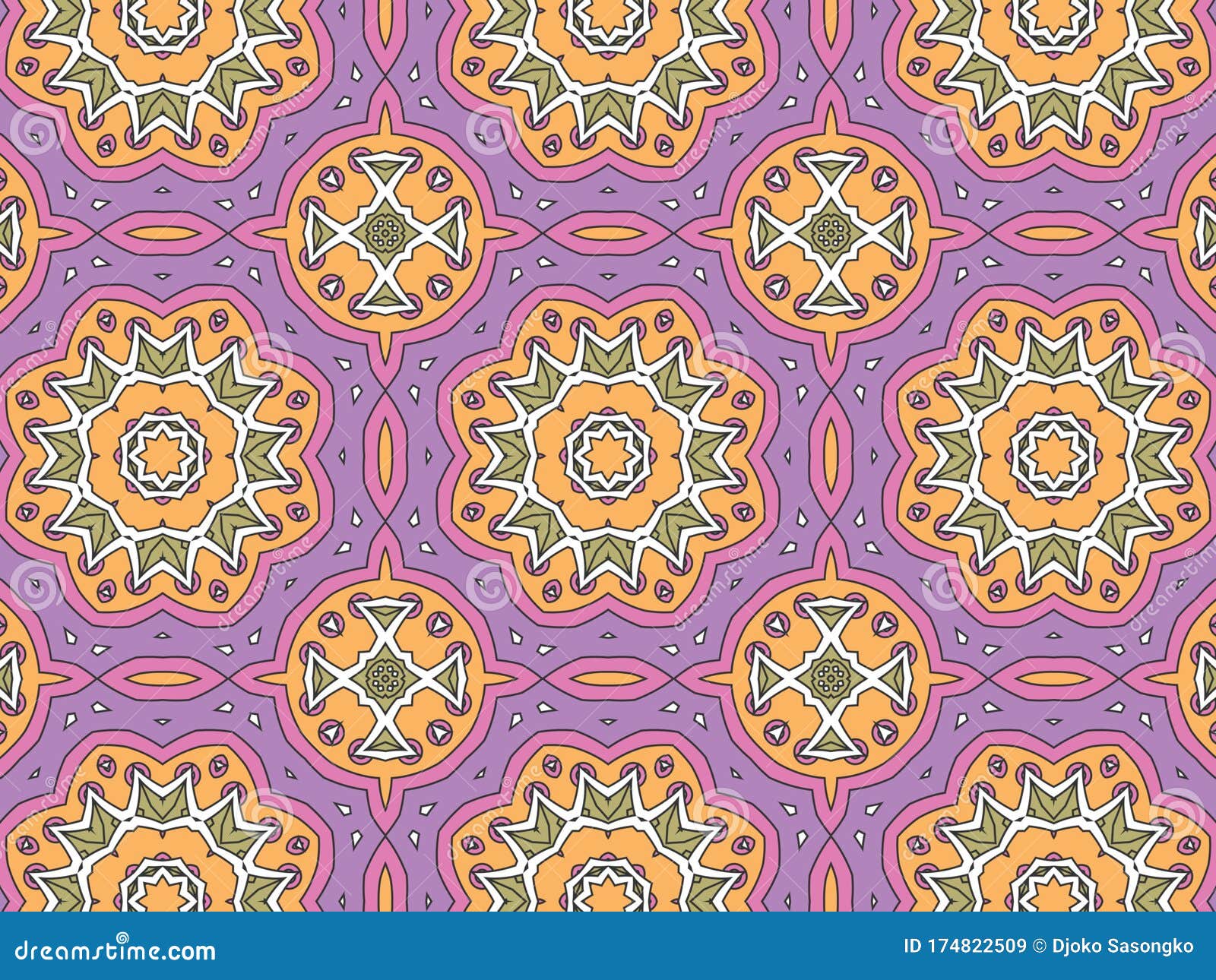 Islamic pattern stock image. Image of fabric, moroccan - 174822509