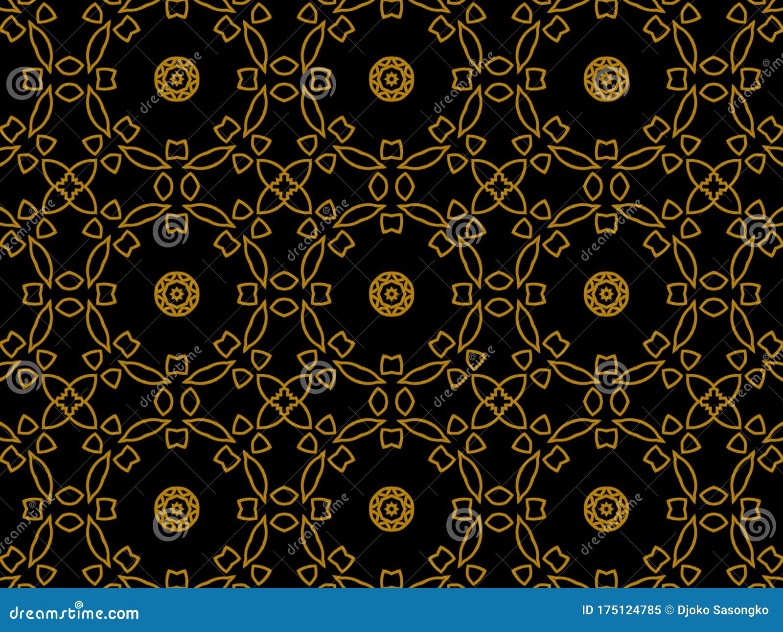 Islamic pattern stock illustration. Illustration of background - 175124785