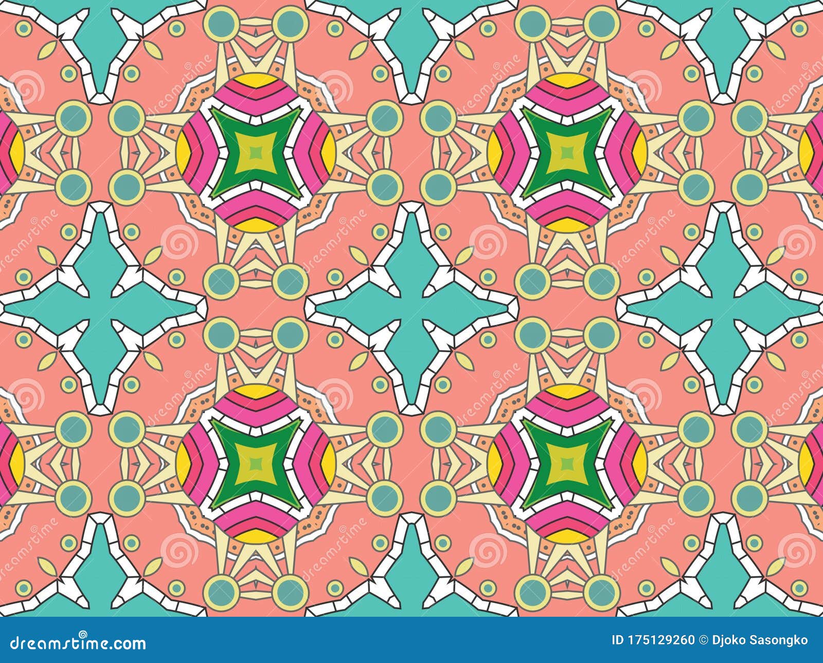 Islamic pattern stock illustration. Illustration of celebrate - 175129260