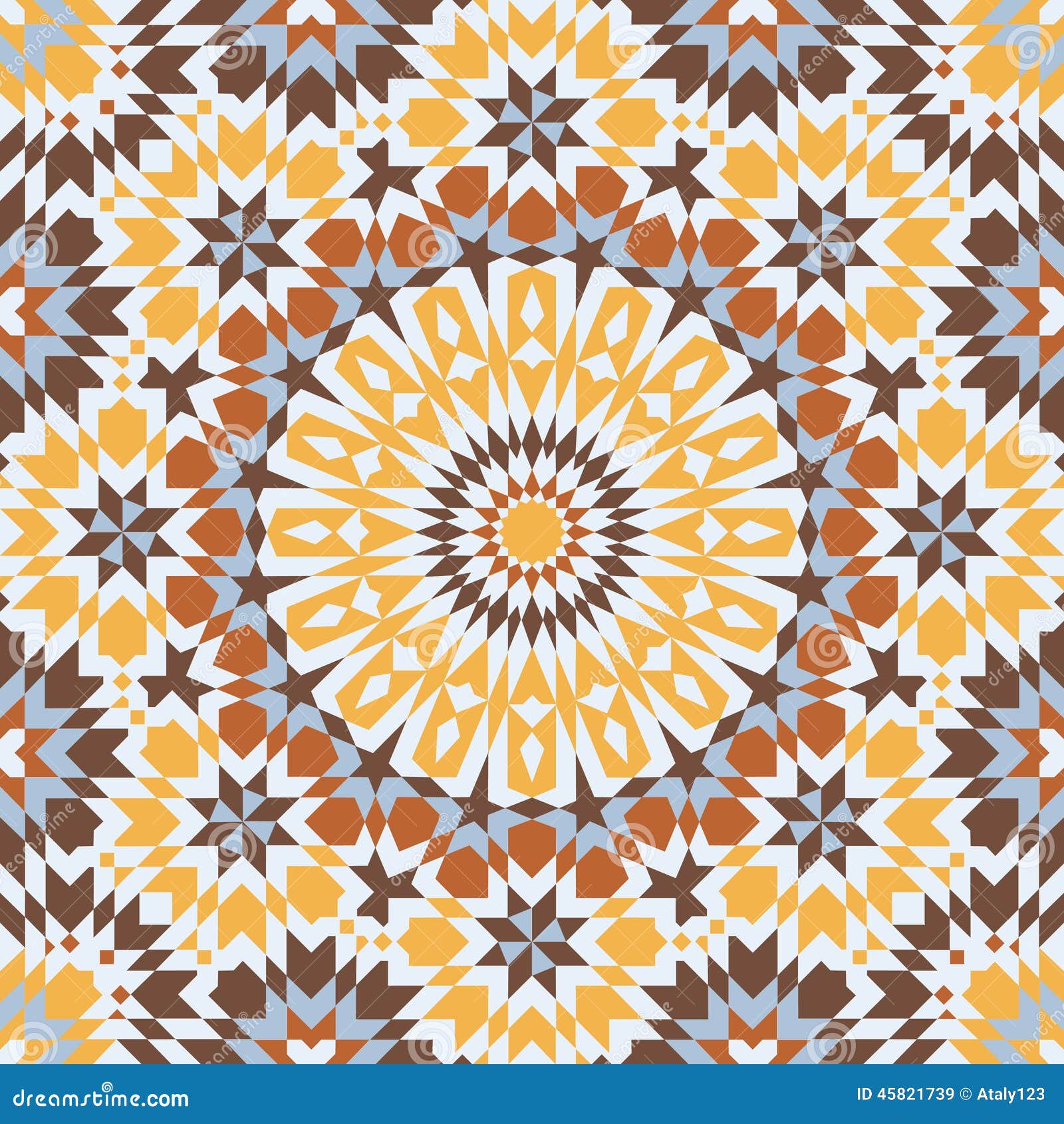 Islamic pattern stock vector. Illustration of lace, tradition - 45821739