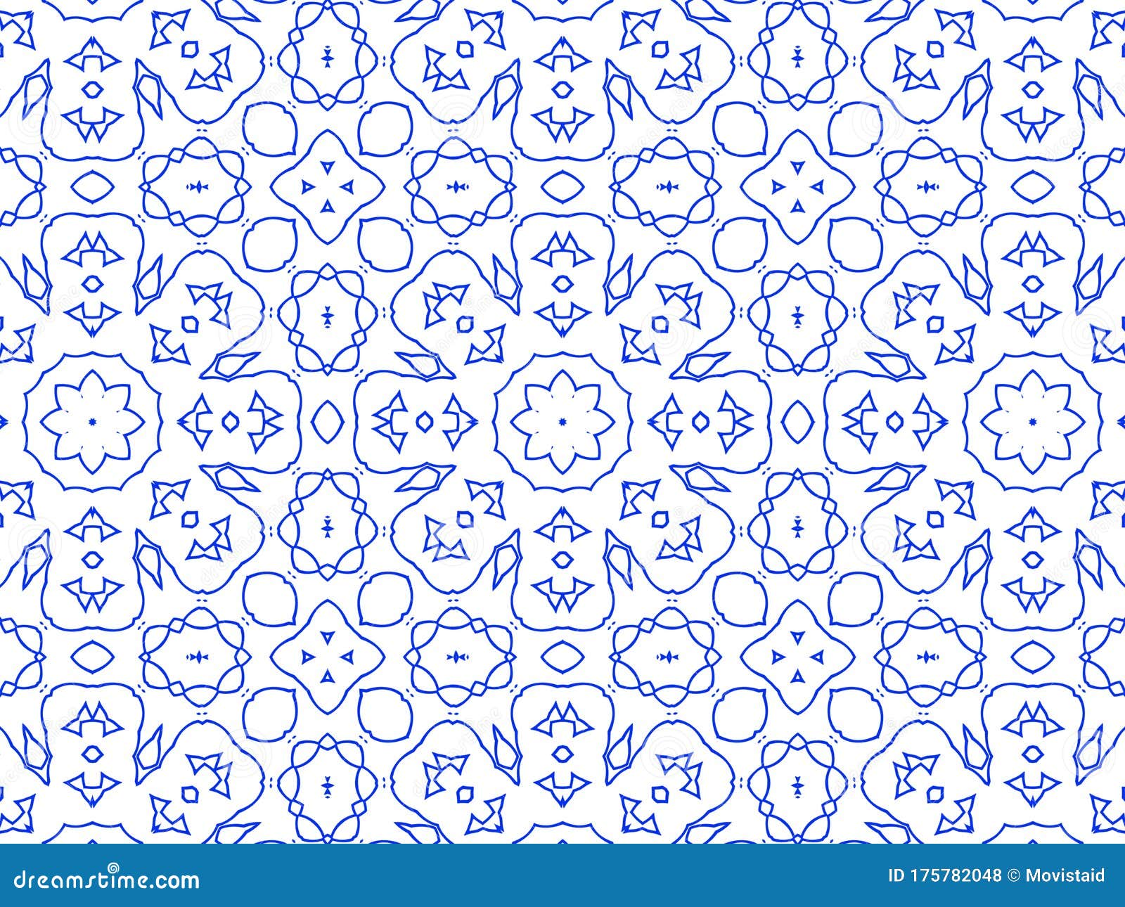 Islamic Pattern. Geometric Background Stock Illustration - Illustration ...