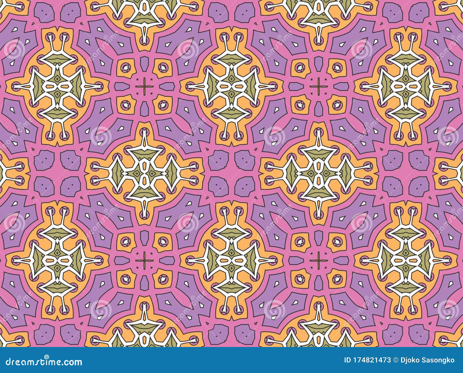 Islamic pattern stock image. Image of arabian, abstract - 174821473