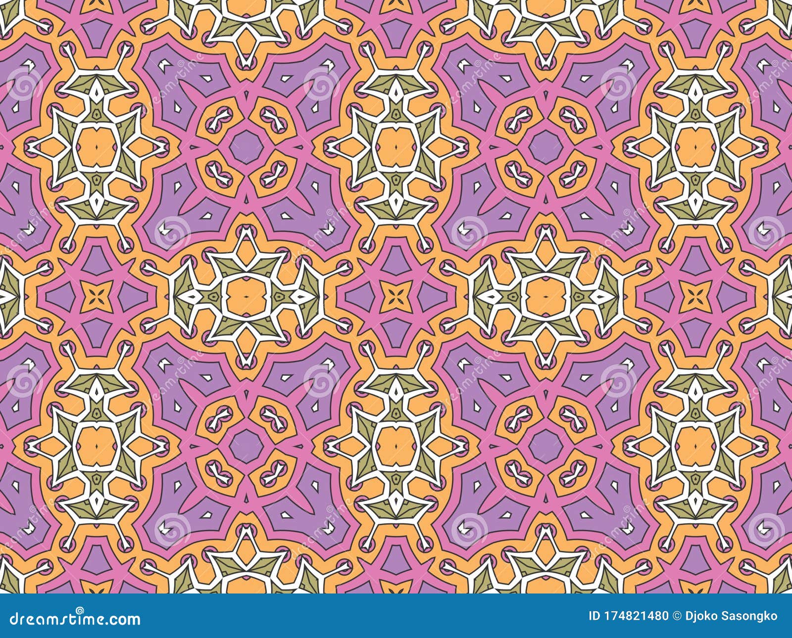 Islamic pattern stock photo. Image of moroccan, decor - 174821480