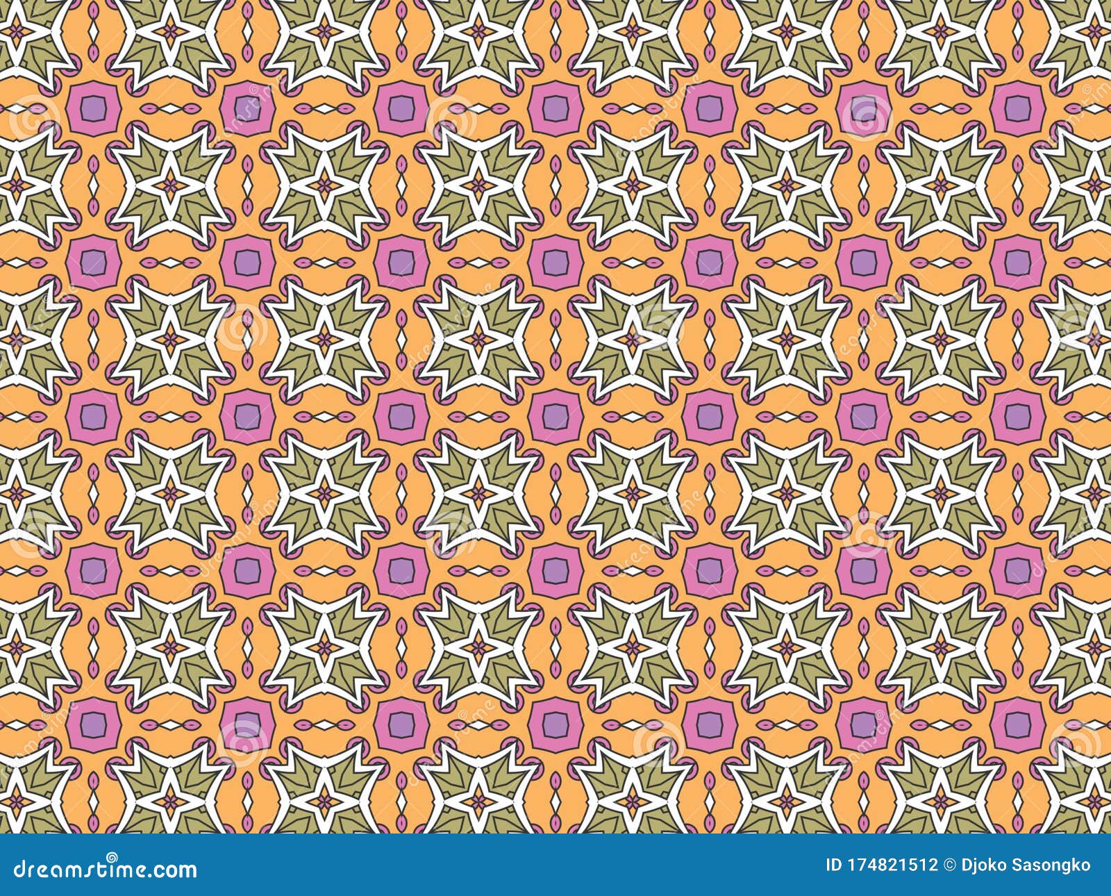 Islamic pattern stock photo. Image of geometric, eastern - 174821512