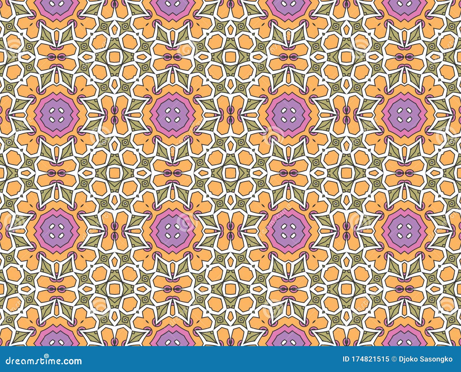 Islamic pattern stock image. Image of geometric, fabric - 174821515