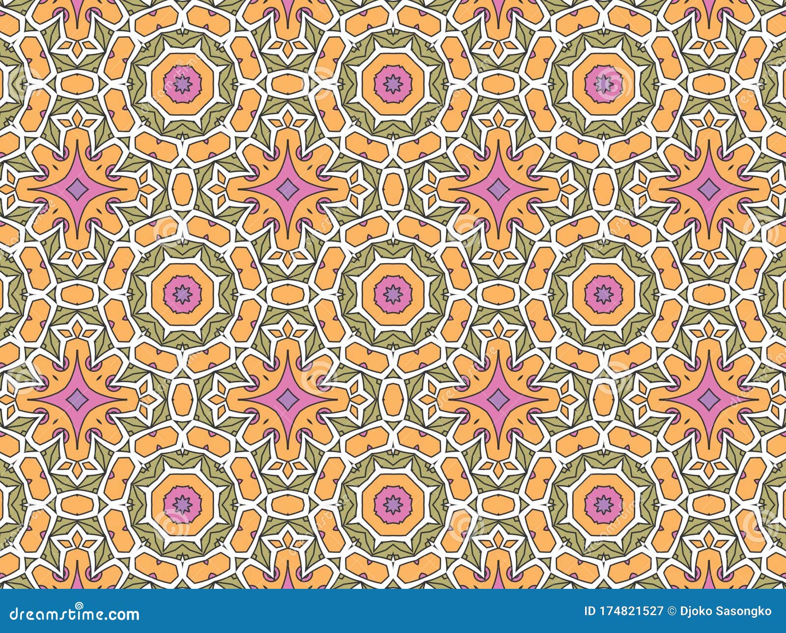 Islamic pattern stock image. Image of graphic, arabic - 174821527
