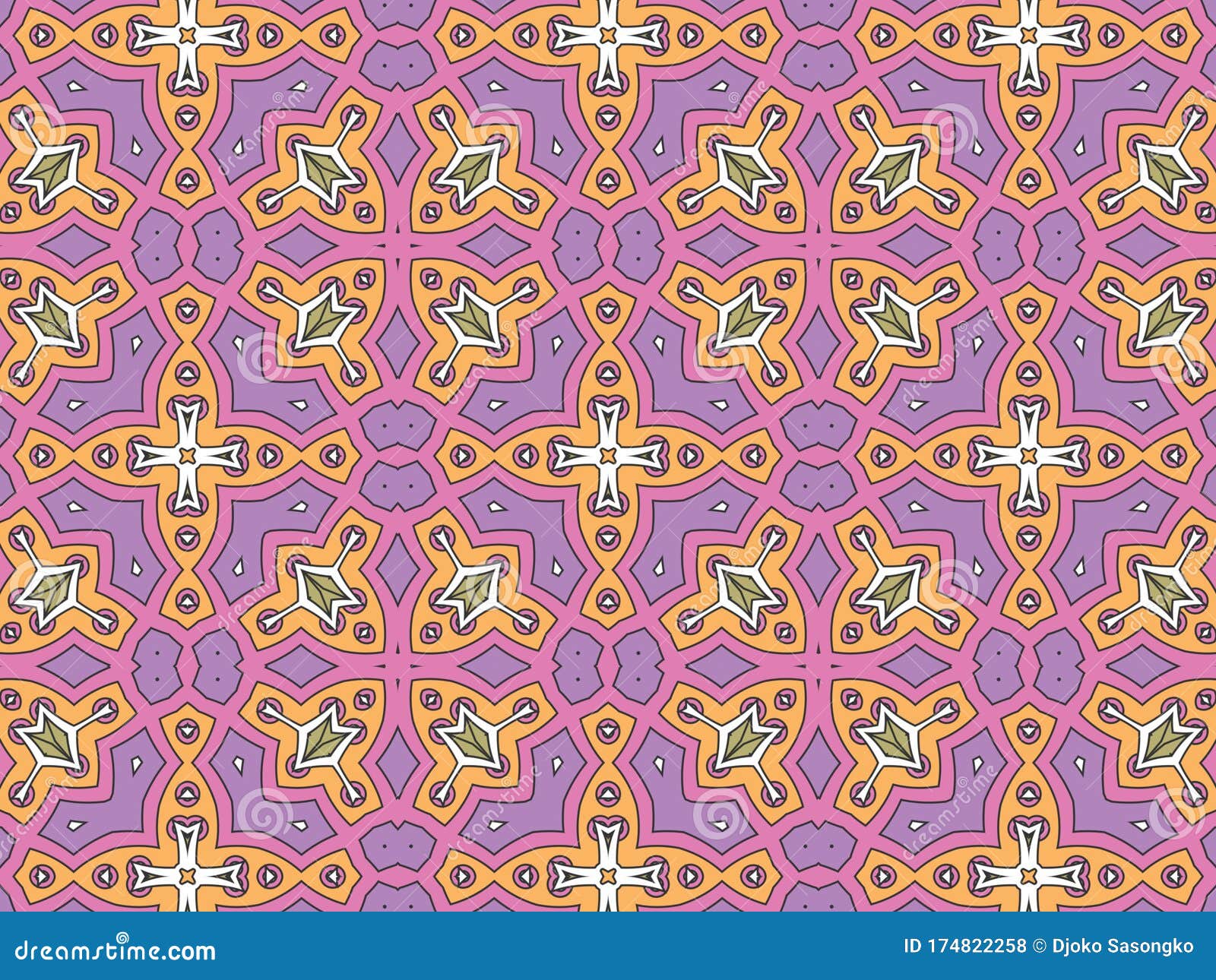 Islamic pattern stock photo. Image of elegant, culture - 174822258