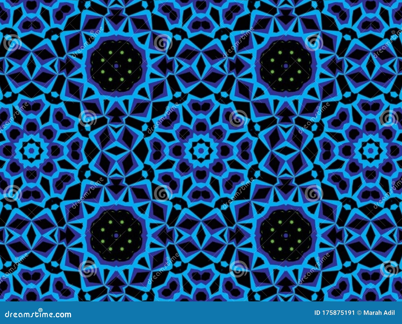 Islamic Pattern stock illustration. Illustration of disintegration ...
