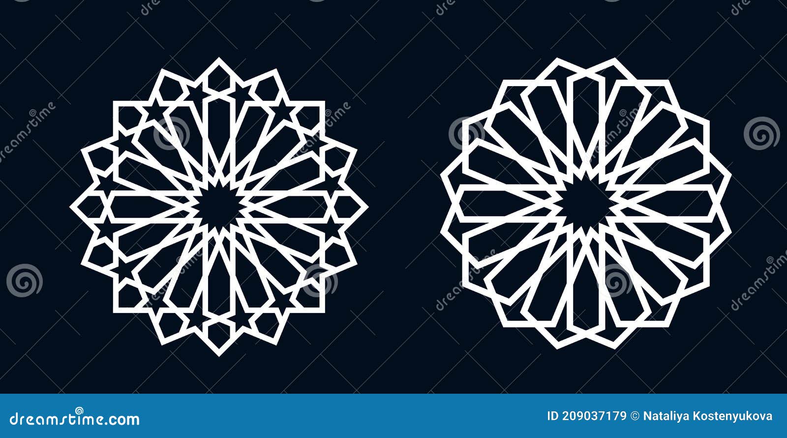 Islamic Pattern for Laser Cutting Stock Vector - Illustration of ...