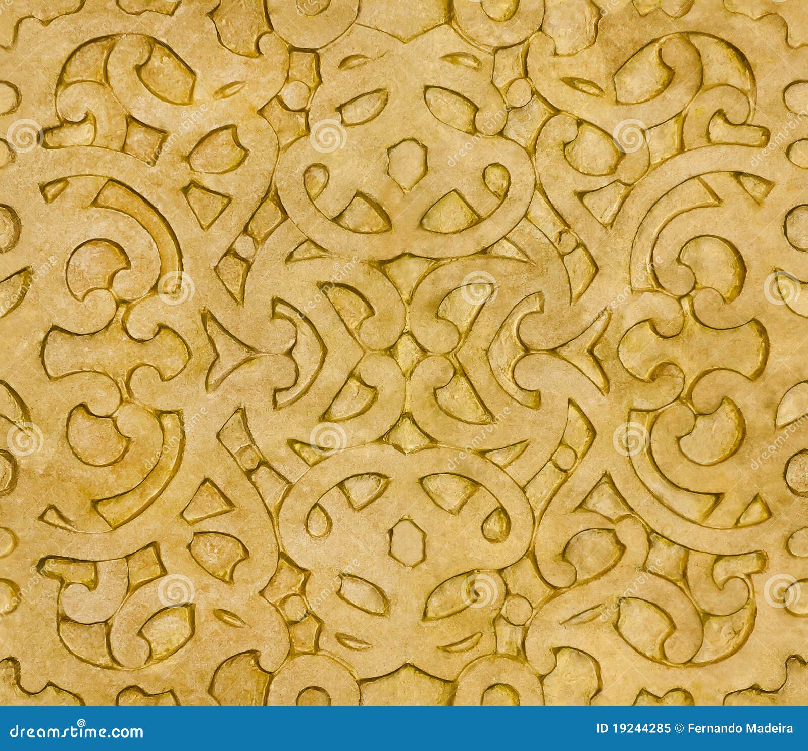 Islamic Pattern On One Of The Doors In Jumeirah Mosque Stock Photo ...