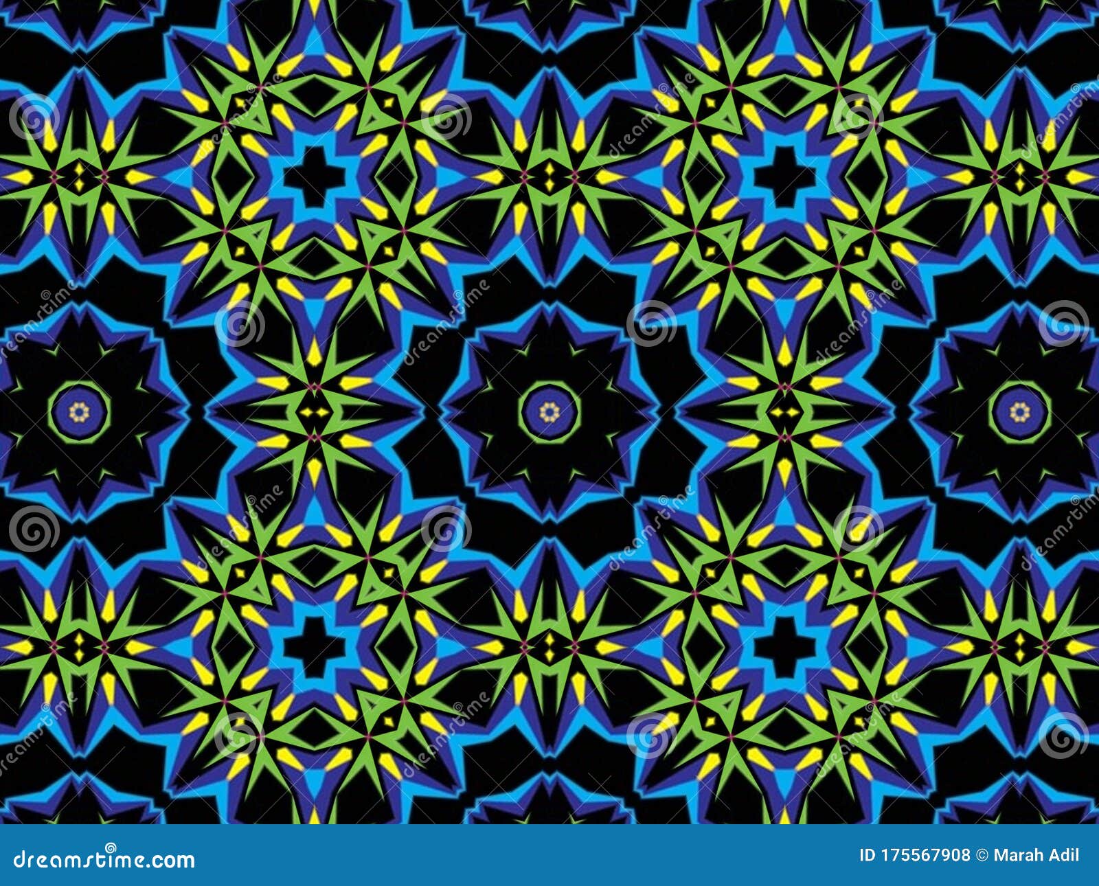 Islamic Pattern stock illustration. Illustration of abstract - 175567908