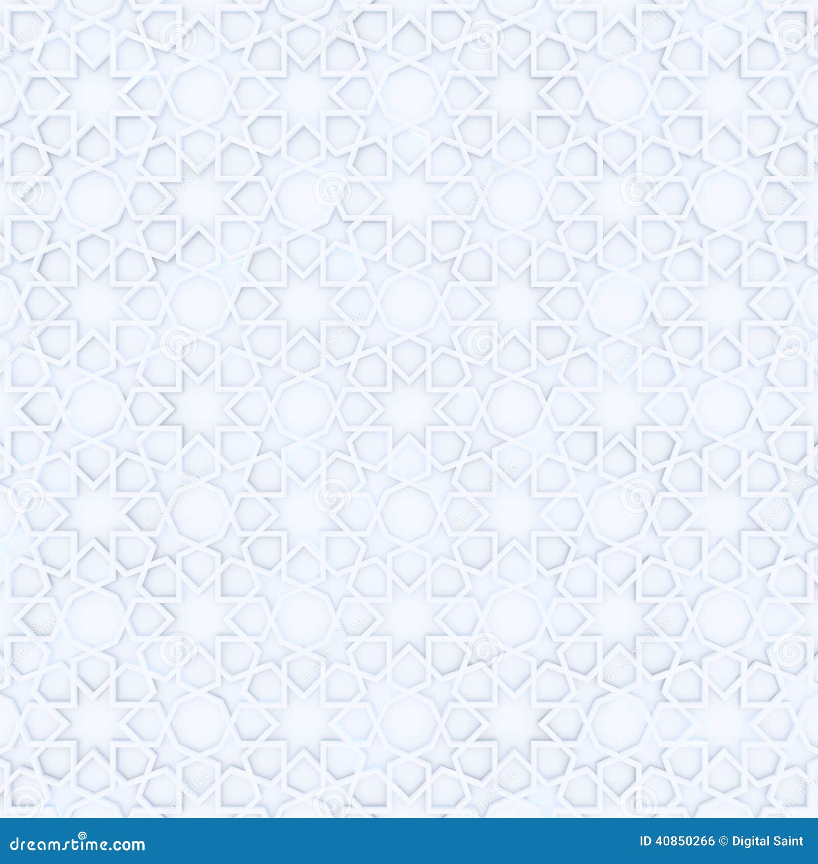 Islamic Pattern With Rectangle Frame And Border Floral Golds For ...