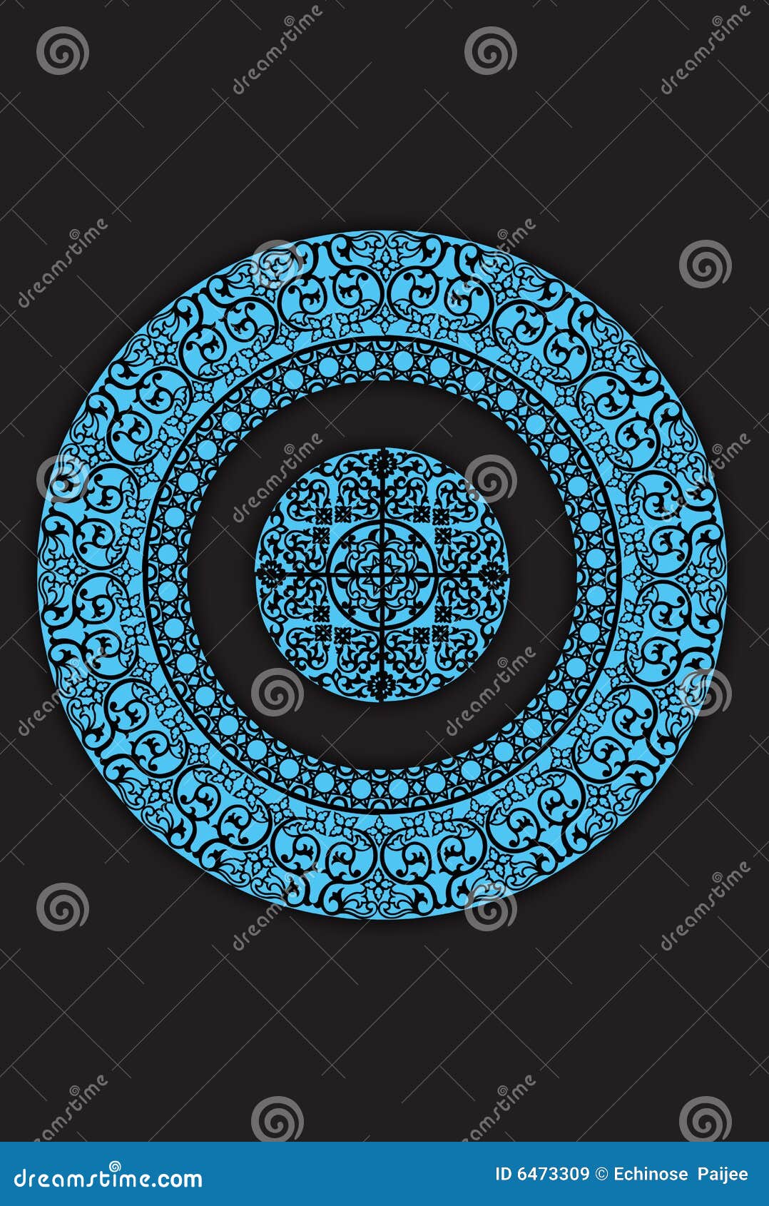 Islamic pattern02 stock illustration. Illustration of outline - 6473309