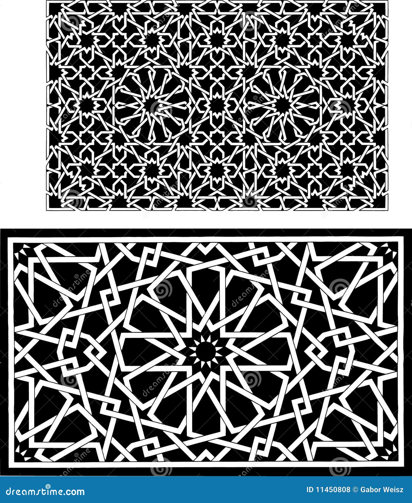 Islamic patterns stock vector. Image of beauty, background - 11450808