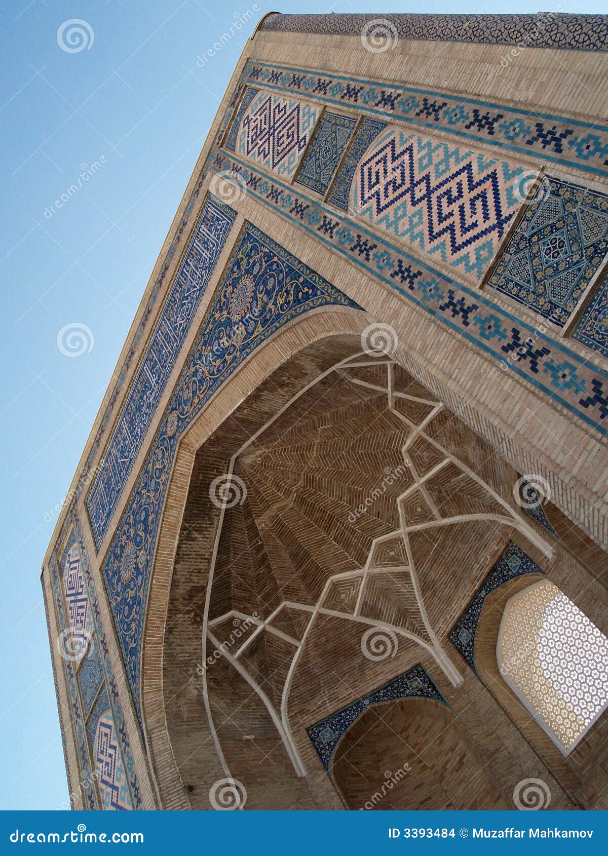 Islamic patterns on an arc stock photo. Image of asia - 3393484