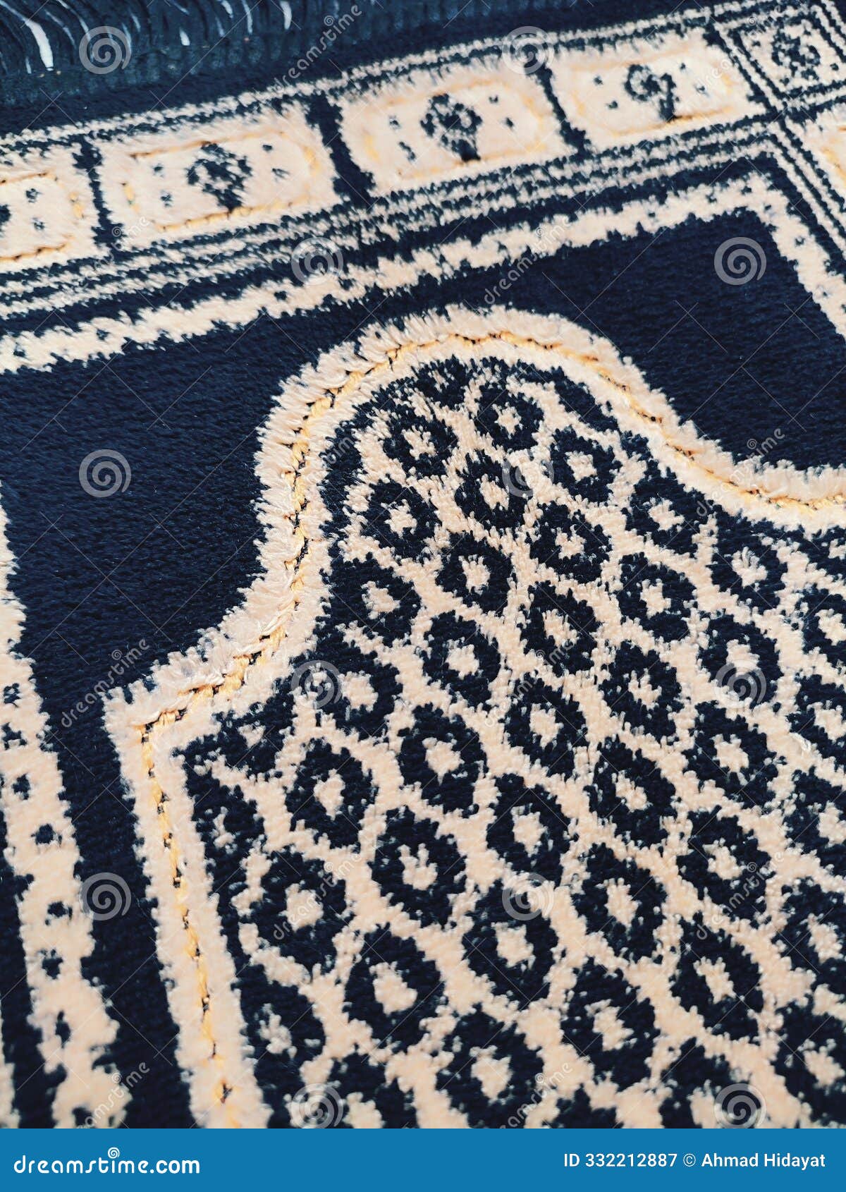 Islamic Patterns on Prayer Mats, Muslim Prayer Tools Stock Image ...
