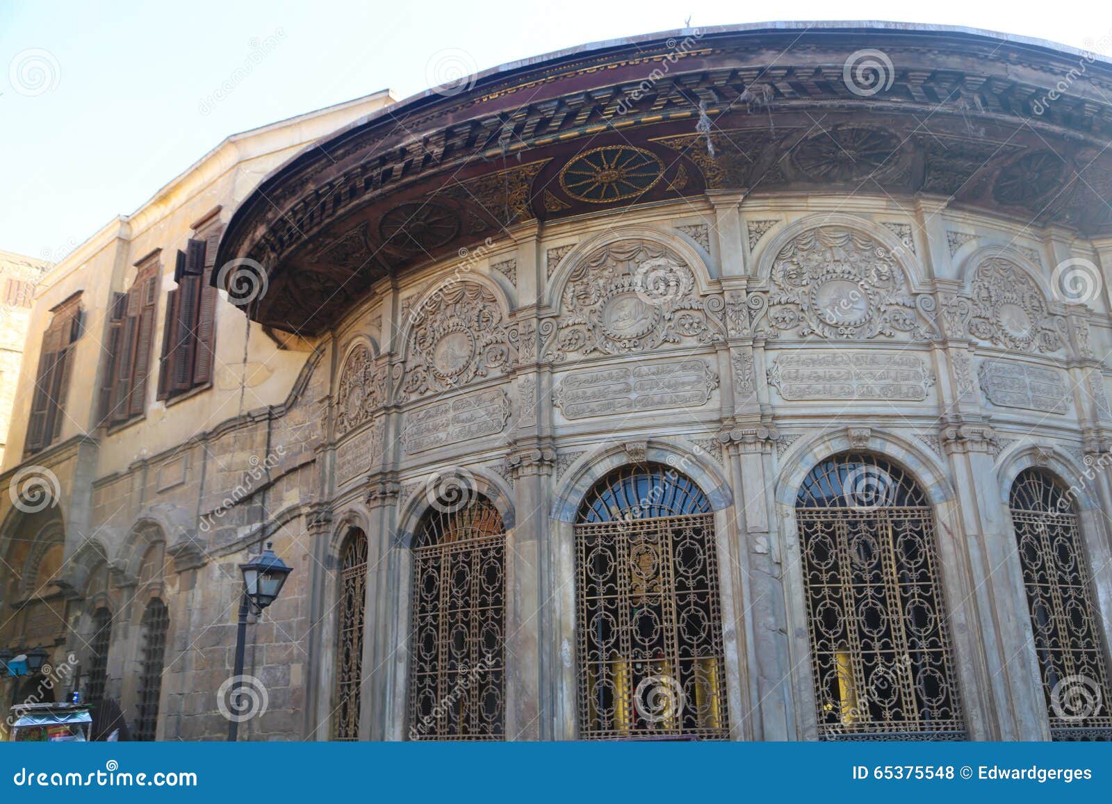 Islamic Places Old Cairo, Egypt Stock Photo - Image of exterior, cairo ...
