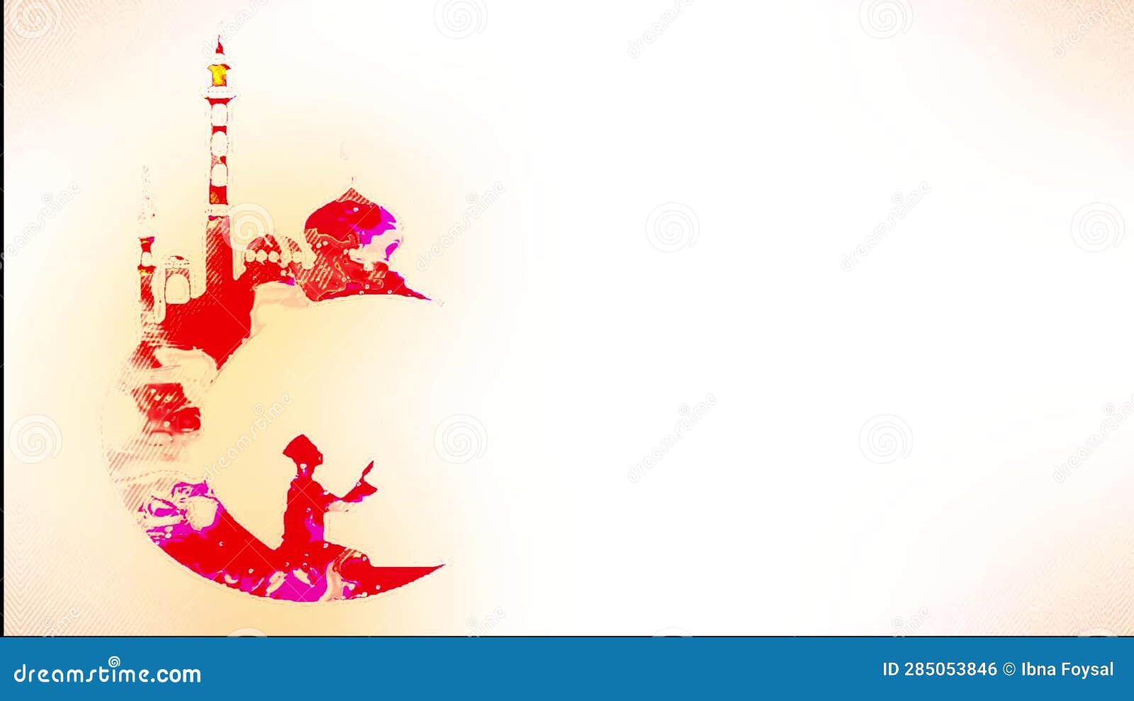 Islamic Prayer and Mosque Background Animation Stock Footage - Video of ...