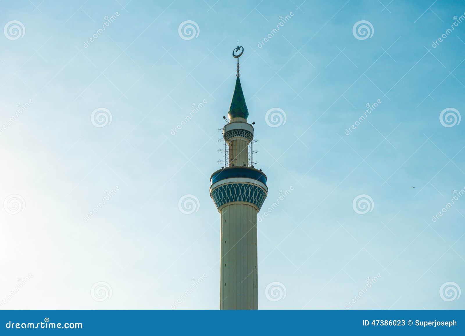Islamic prayer tower stock image. Image of mihrab, ideas - 47386023