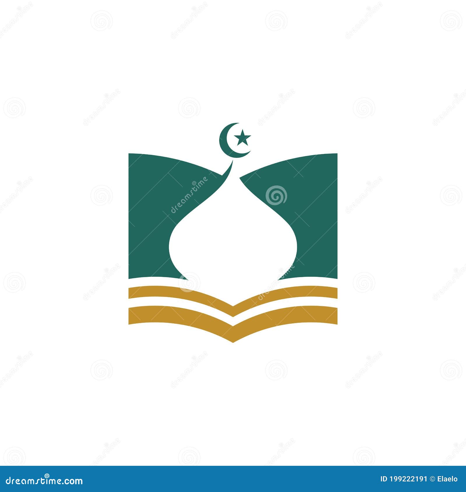 Islamic School Vector Icon Design Stock Vector - Illustration of arab ...