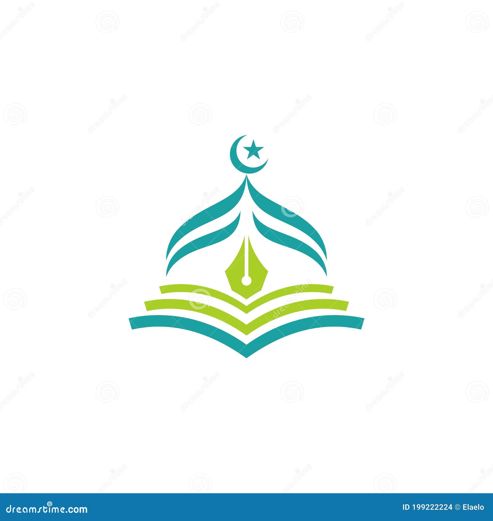 Islamic School Vector Icon Design Stock Vector - Illustration of ...
