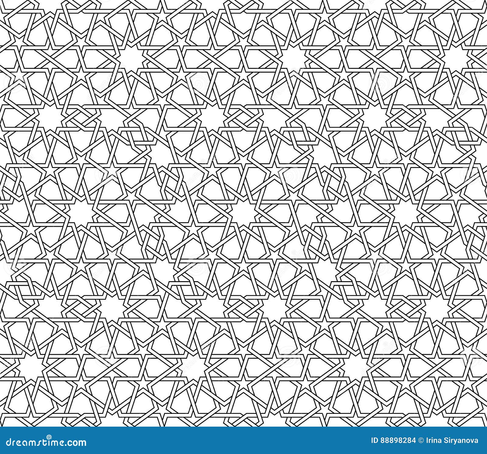 Islamic seamless stock illustration. Illustration of islamic - 88898284